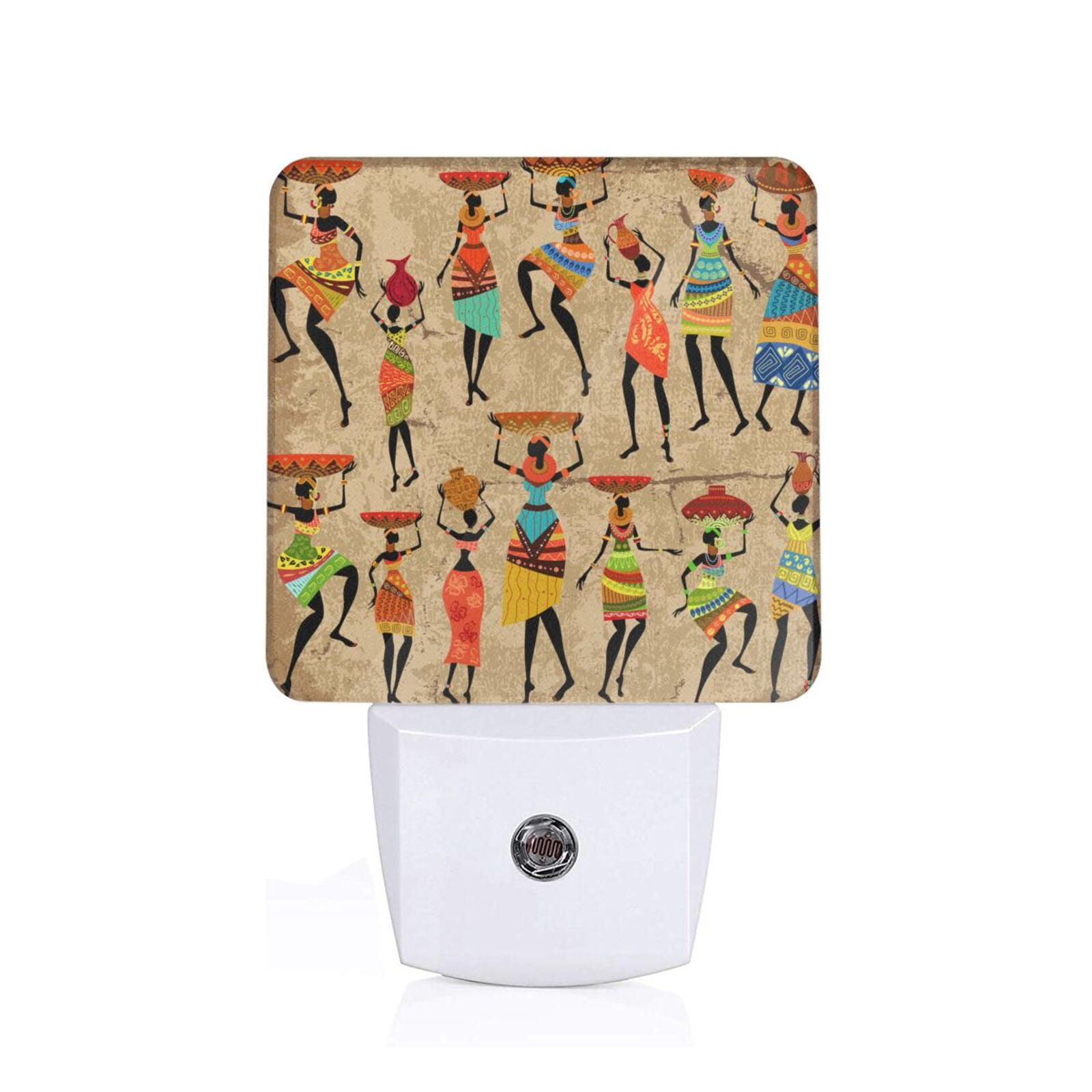 Sikiie Dancing African Women Led Night Light, Warm White,Cool White ...