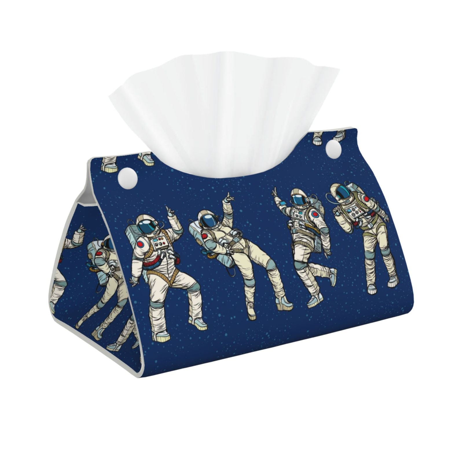 Sikiie Disco party Astronaut Dancing Leather Tissue Box Cover Rectangle ...