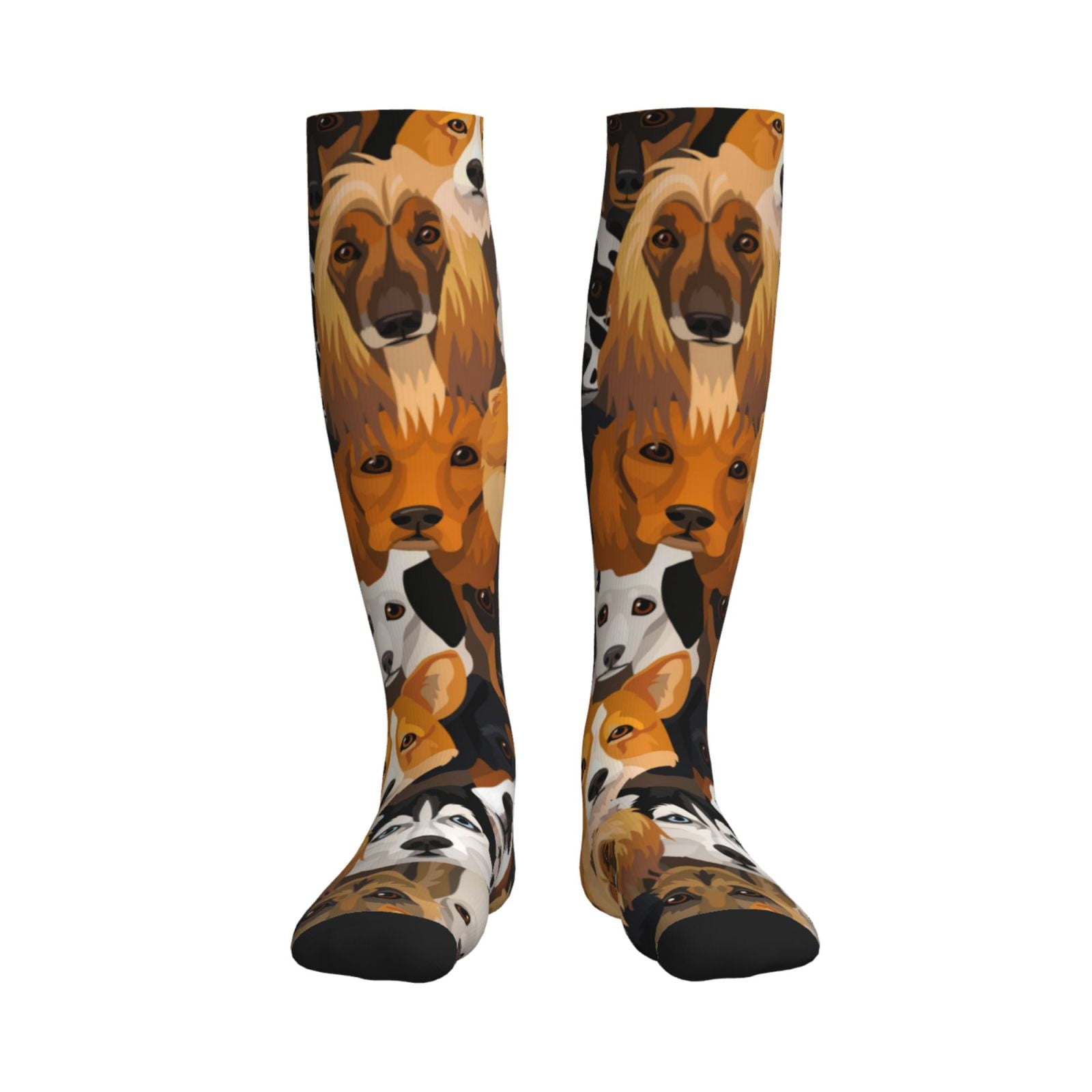Sikiie Dogs Different Breeds 1 Pairs Compression Socks for Men and ...
