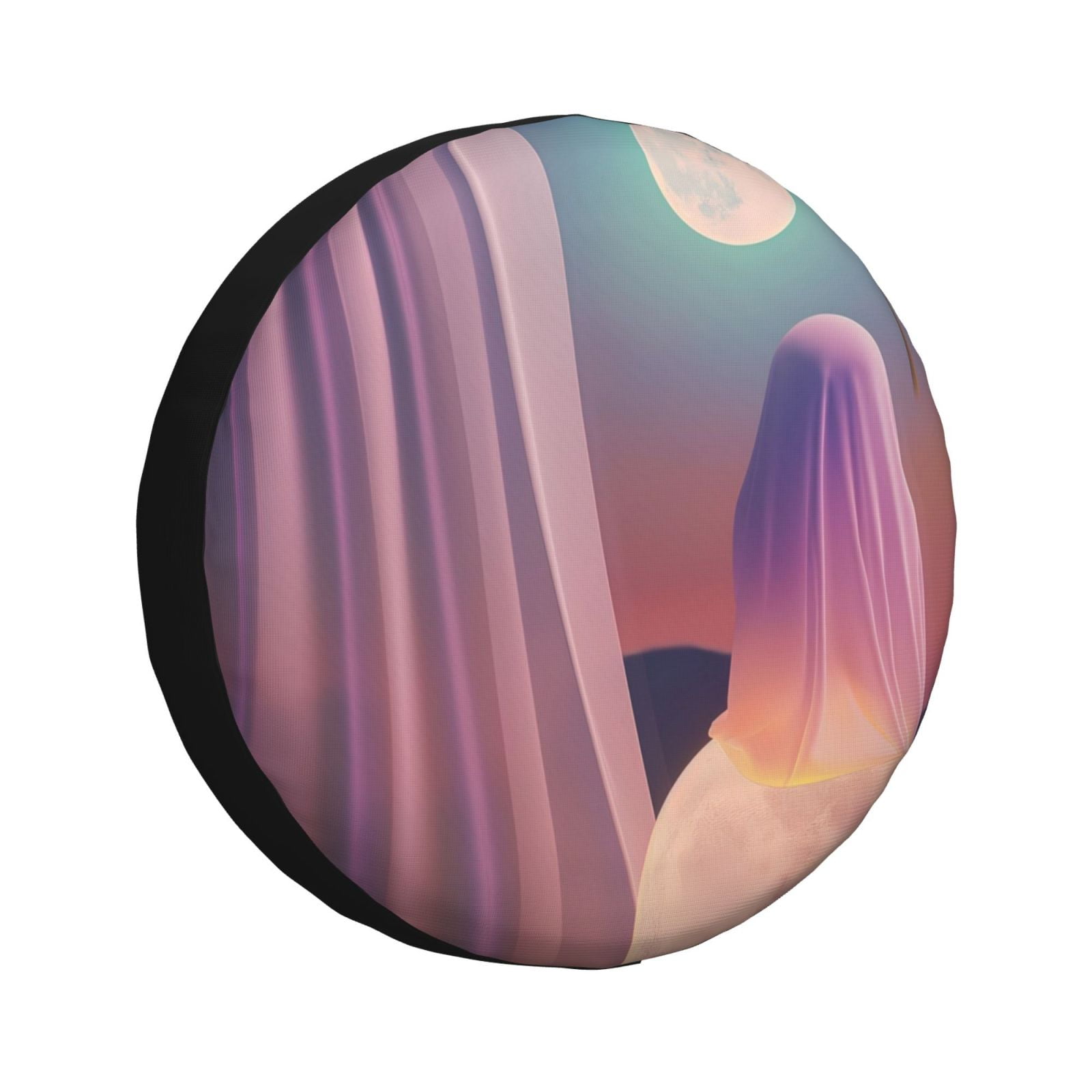 Sikiie Dreamy Moonlit Window PVC Leather Spare Tire Wheel Cover Spare ...