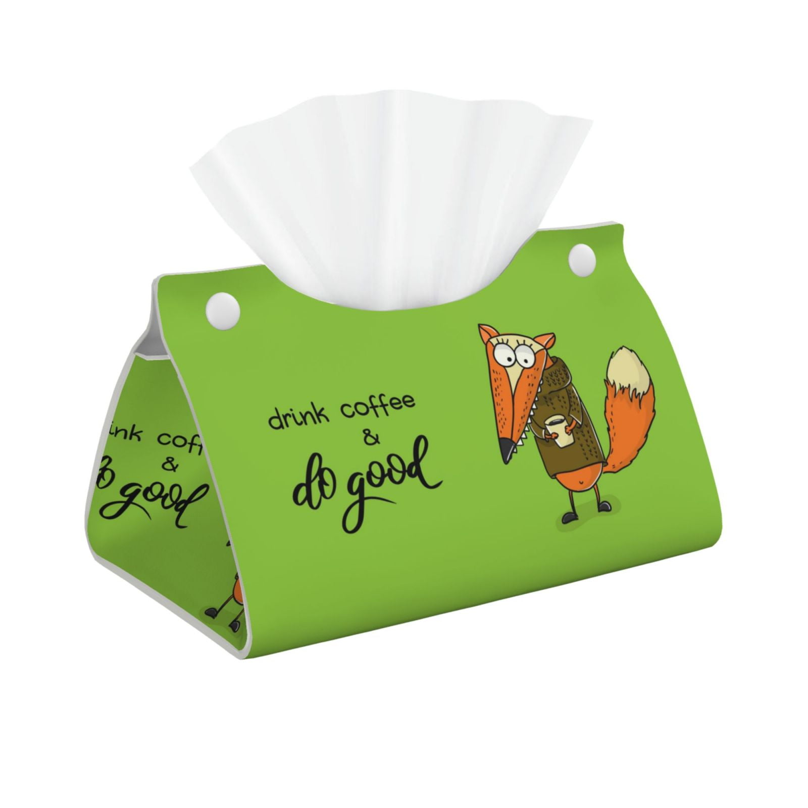 Sikiie Drink Coffee And Do Good Leather Tissue Box Cover Rectangle ...
