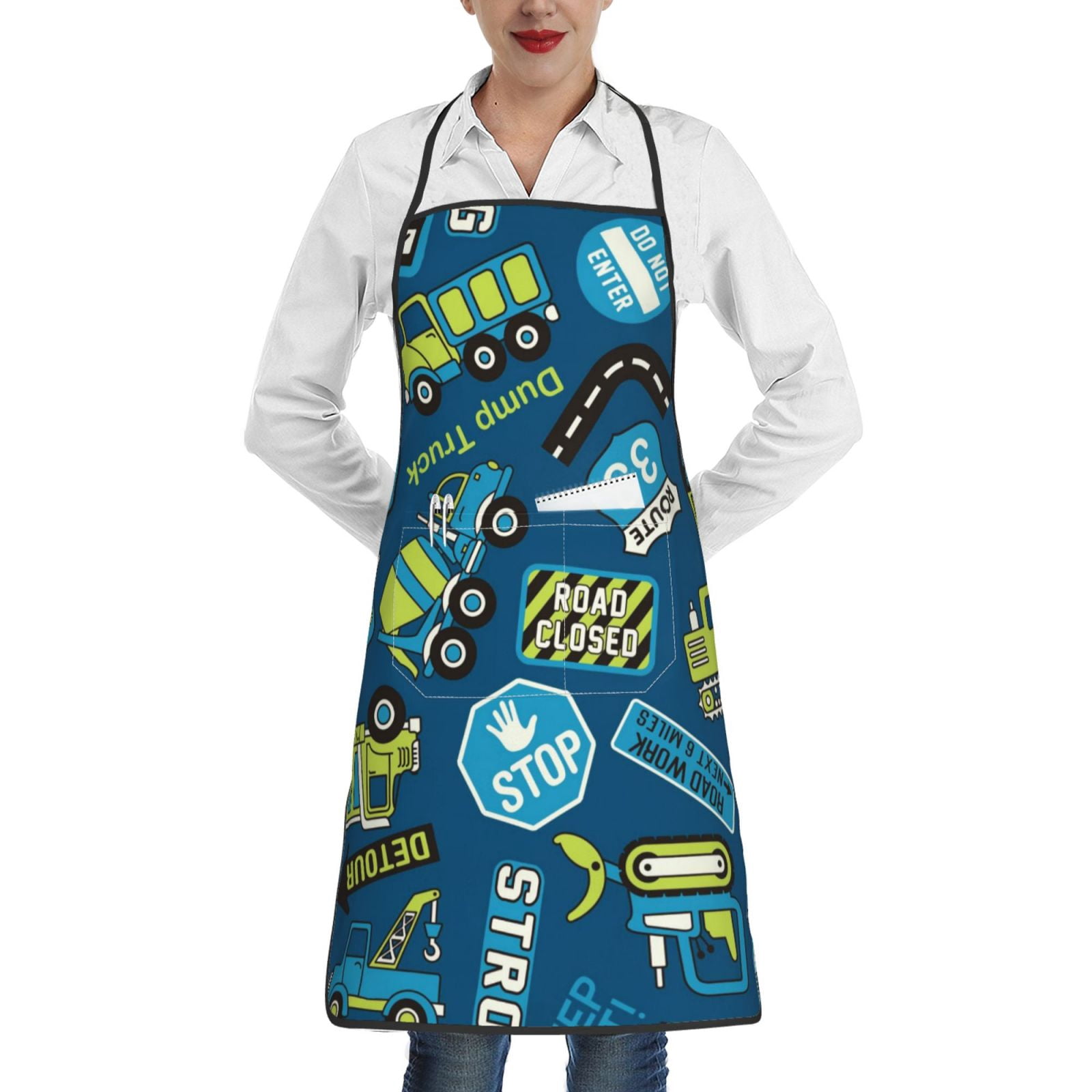 Sikiie Dump Truck Aprons for Kitchen Cooking Aprons, Chef Apron for Men ...