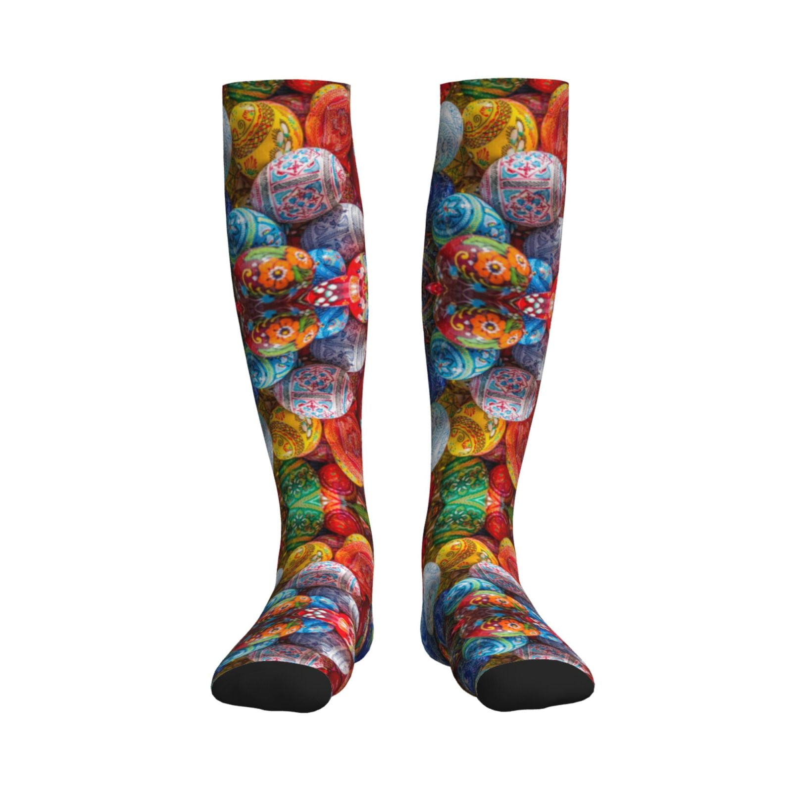 Sikiie Easter Eggs 1 Pairs Compression Socks for Men and Women 15-20 ...