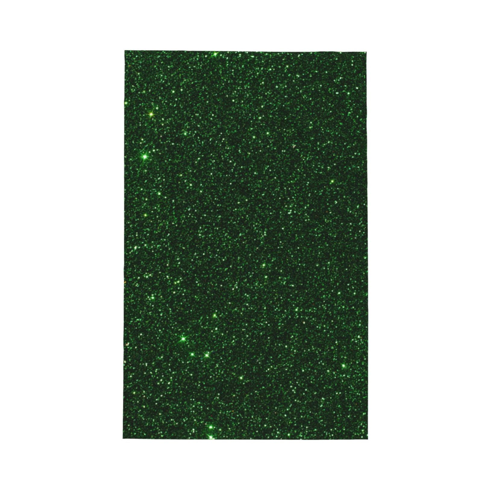 Sikiie Emerald Green Sparkling Waffle Weave Kitchen Dish Cloth,Super ...