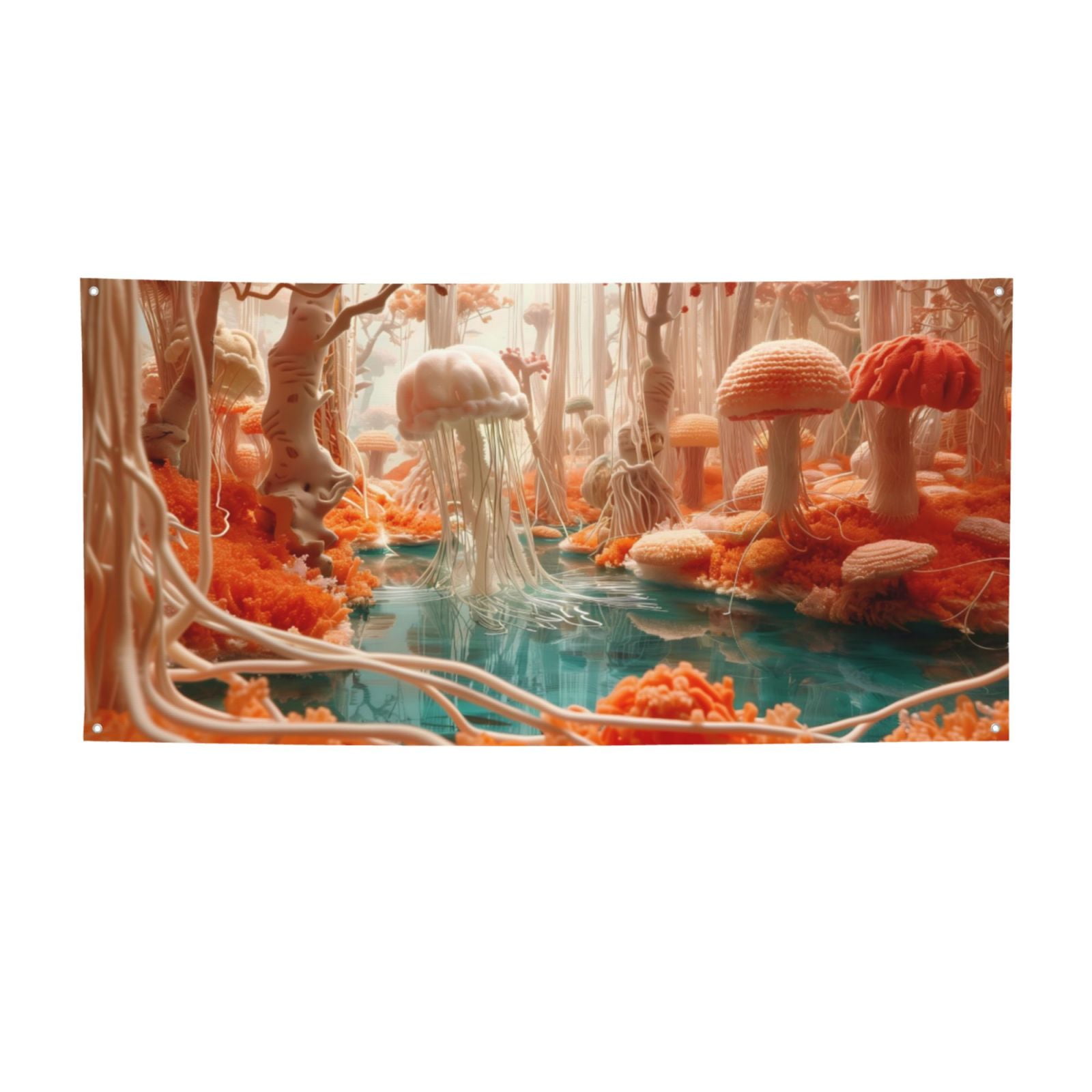 Sikiie Fantasy Underwater Jellyfish Custom Banners and Signs Customize ...