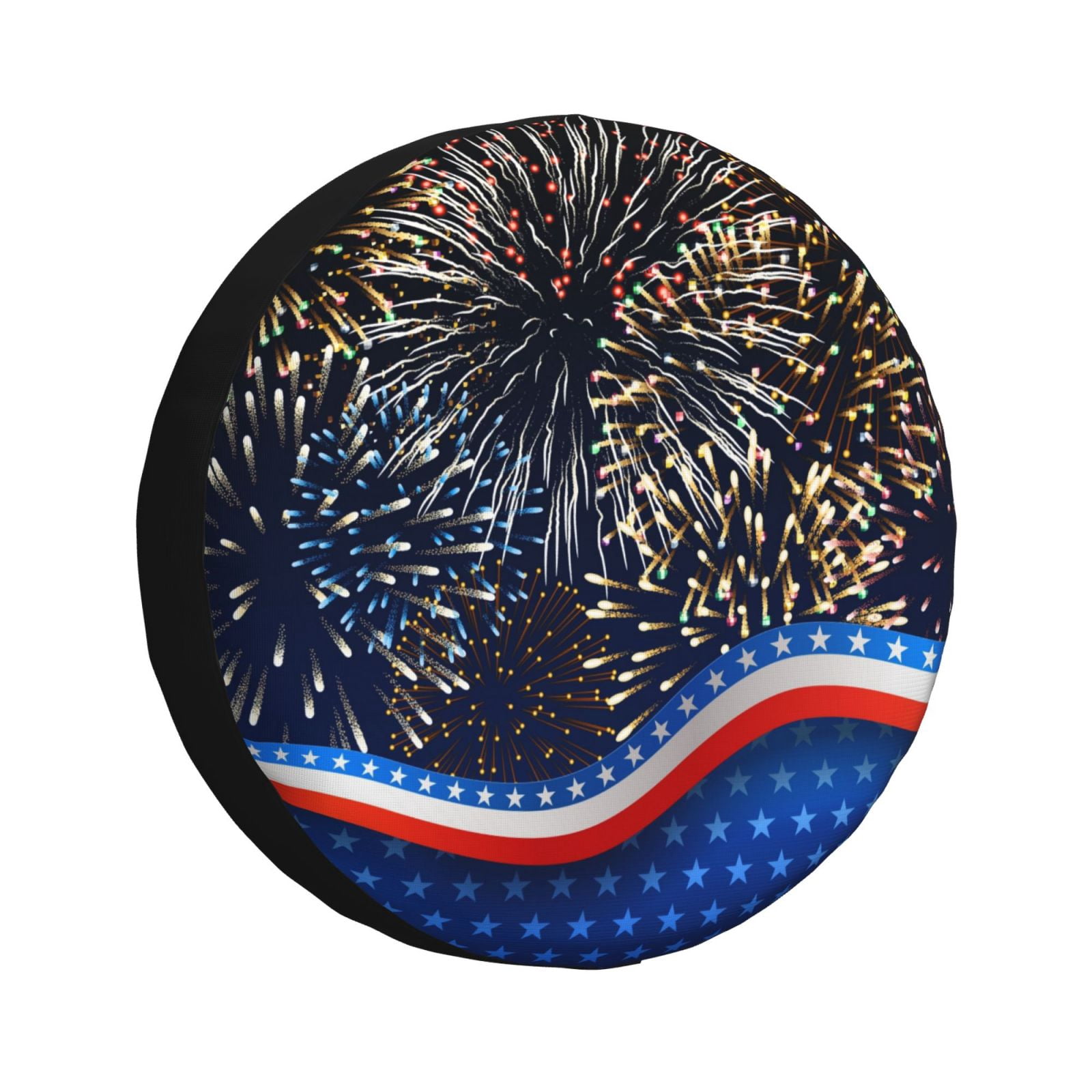 Sikiie Fireworks PVC Leather Spare Tire Wheel Cover Spare Tire Cover ...