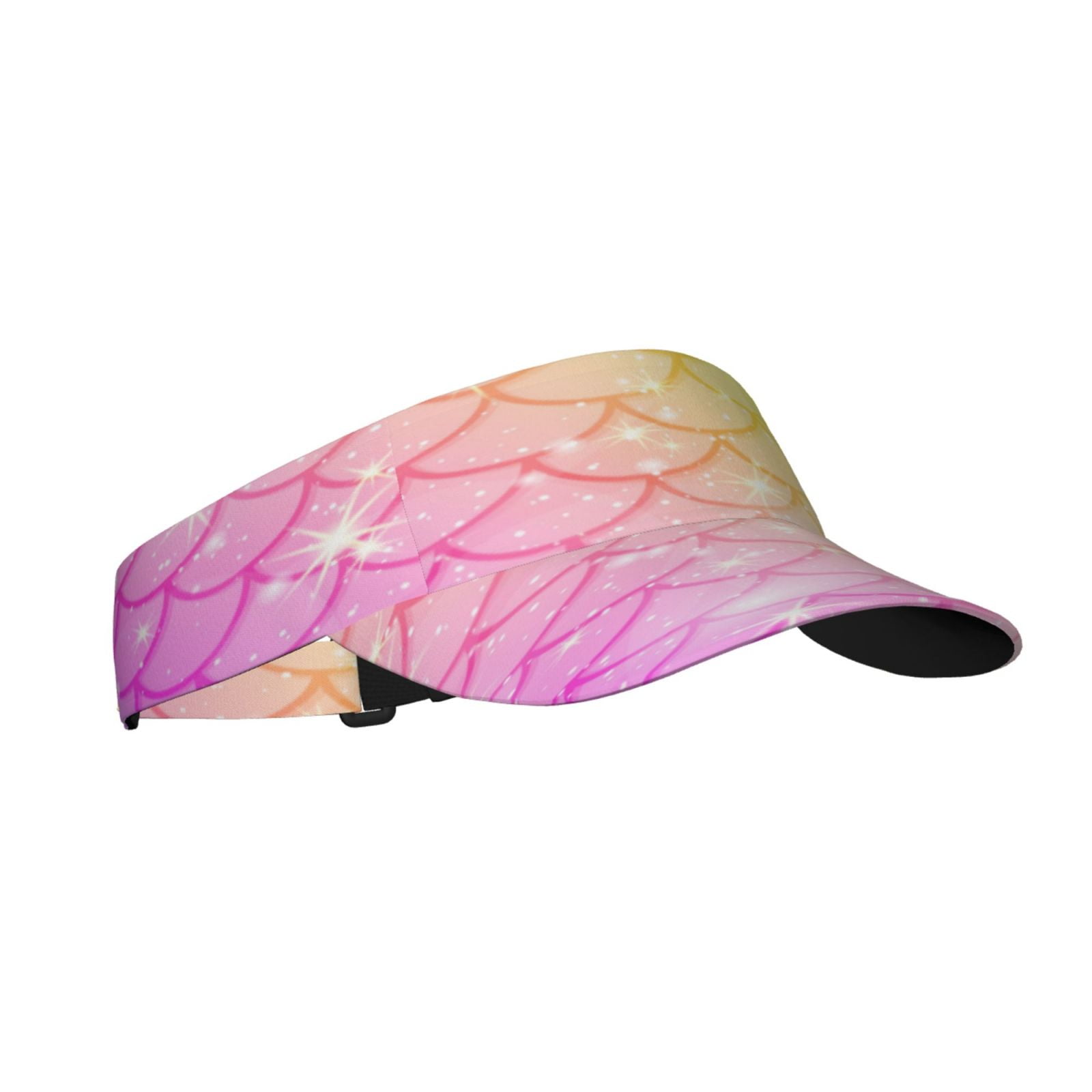 Sikiie Fish Scale Sun Visor Hat Adjustable Velcro Golf Visor Sports ...