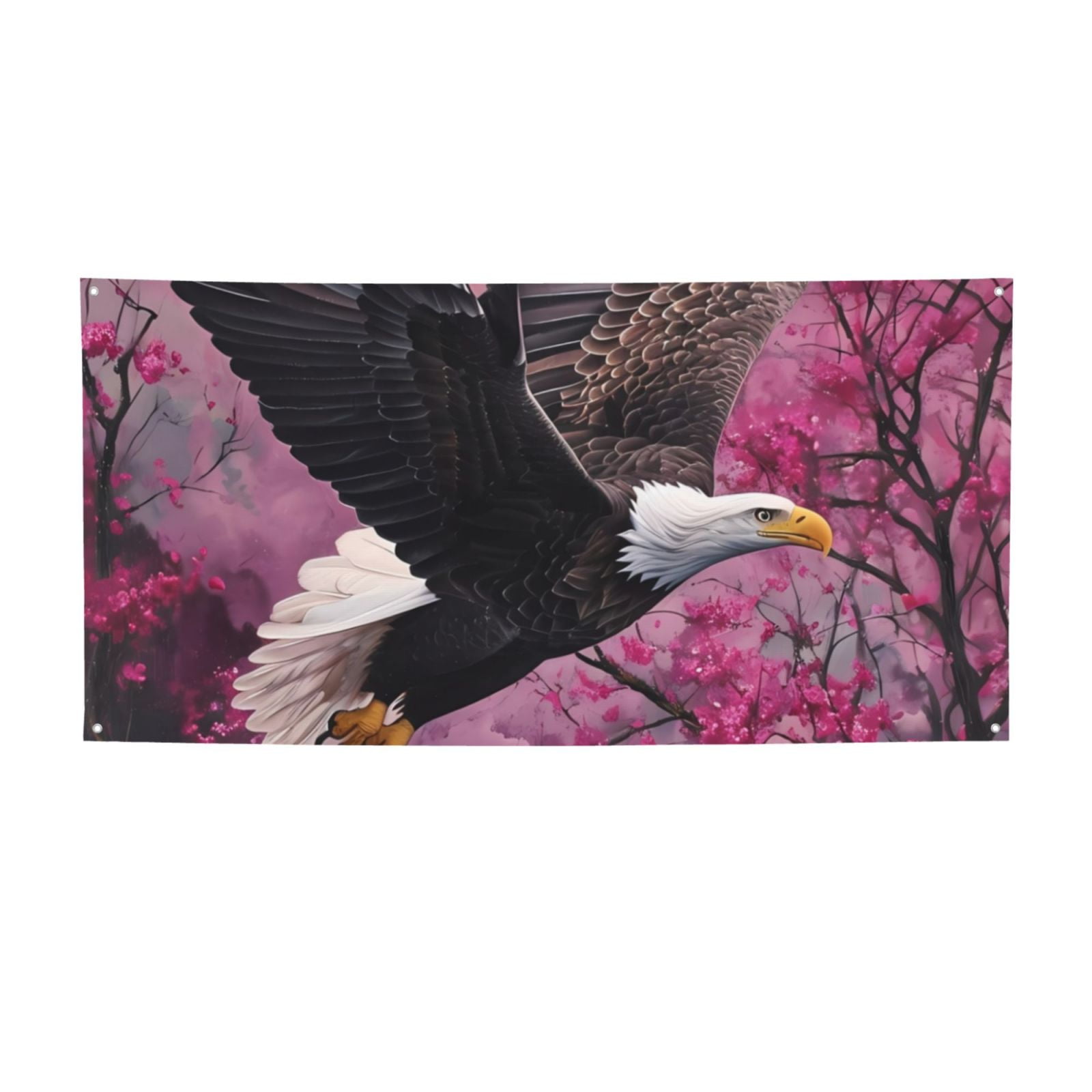Sikiie Flower Bald Eagle Custom Banners and Signs Customize Outdoor ...