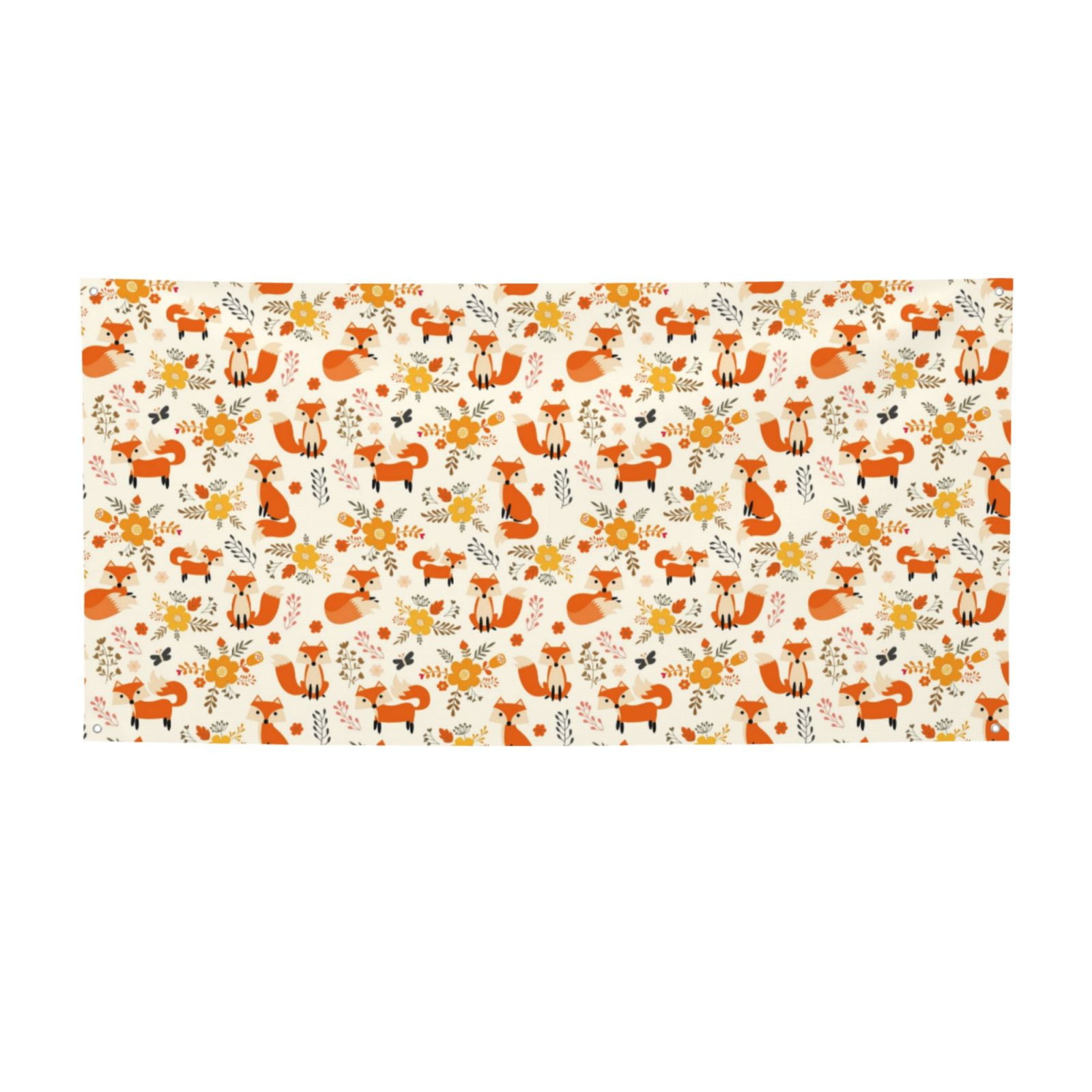 Sikiie Flower Fox Custom Banners and Signs Customize Outdoor ...