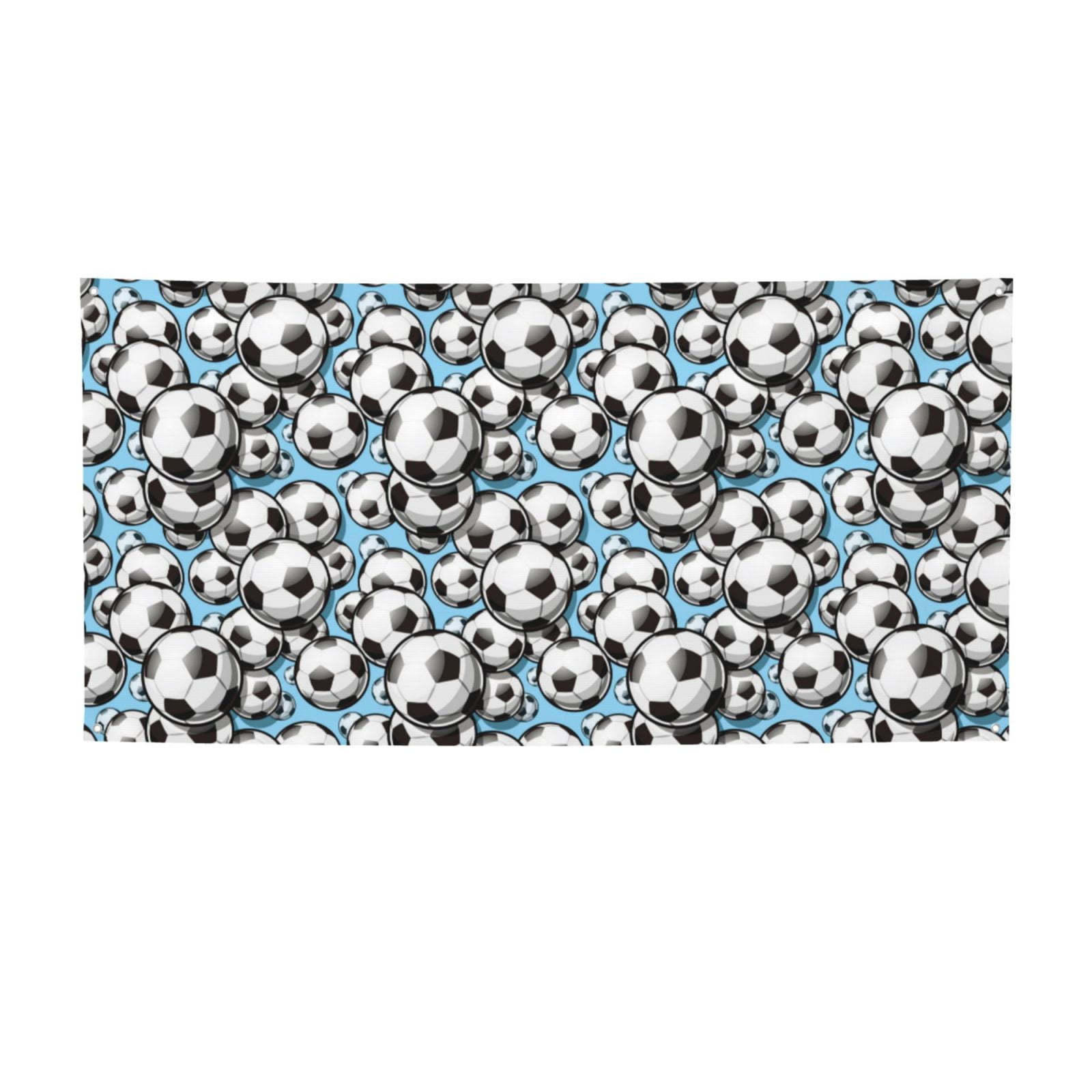 Sikiie Football Soccer Ball Custom Banners and Signs Customize Outdoor ...