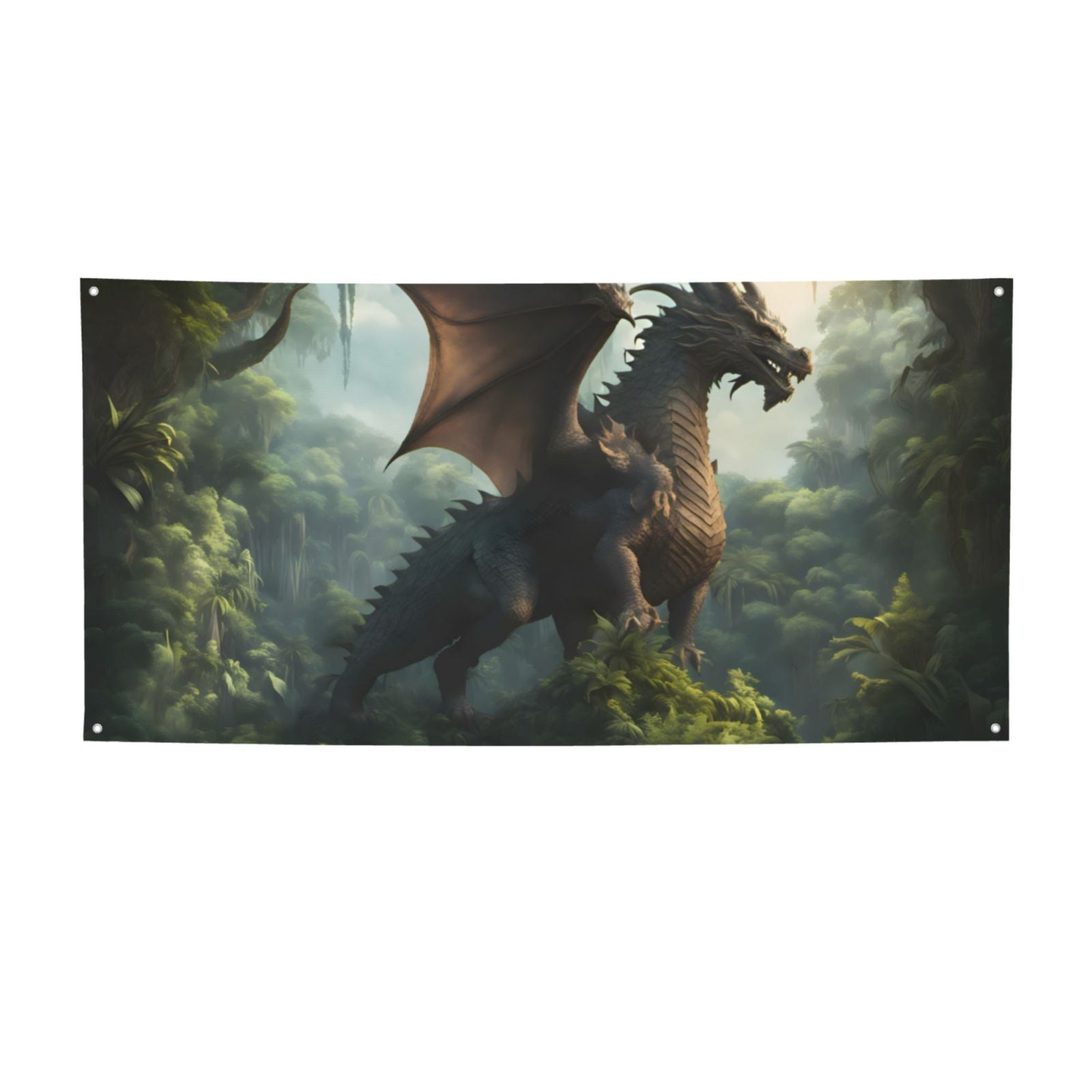 Sikiie Forest Stone-Colored Dragon Custom Banners and Signs Customize ...