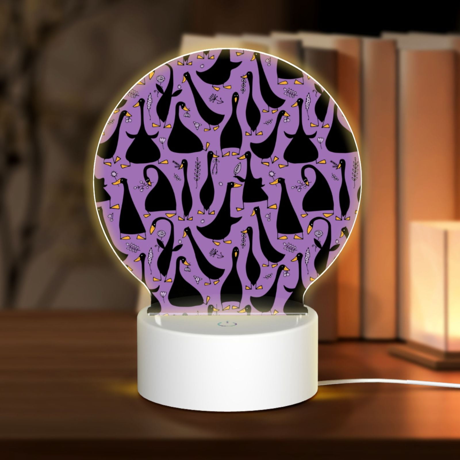 Sikiie Funny Goose Acrylic Night Light Gift Custom Acrylic Night Light ...
