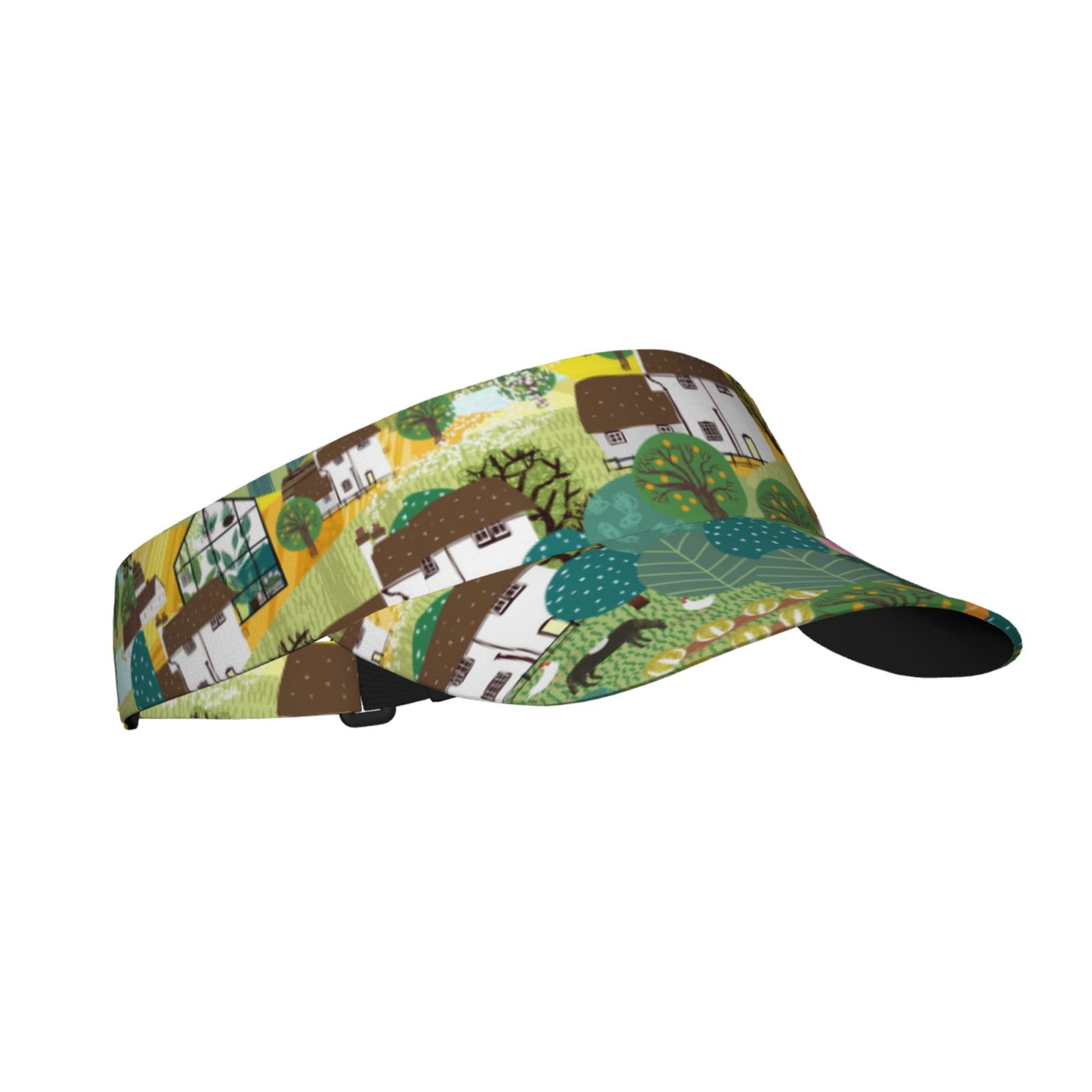 Sikiie Garden Farm Sun Visor Hat Adjustable Velcro Golf Visor Sports ...