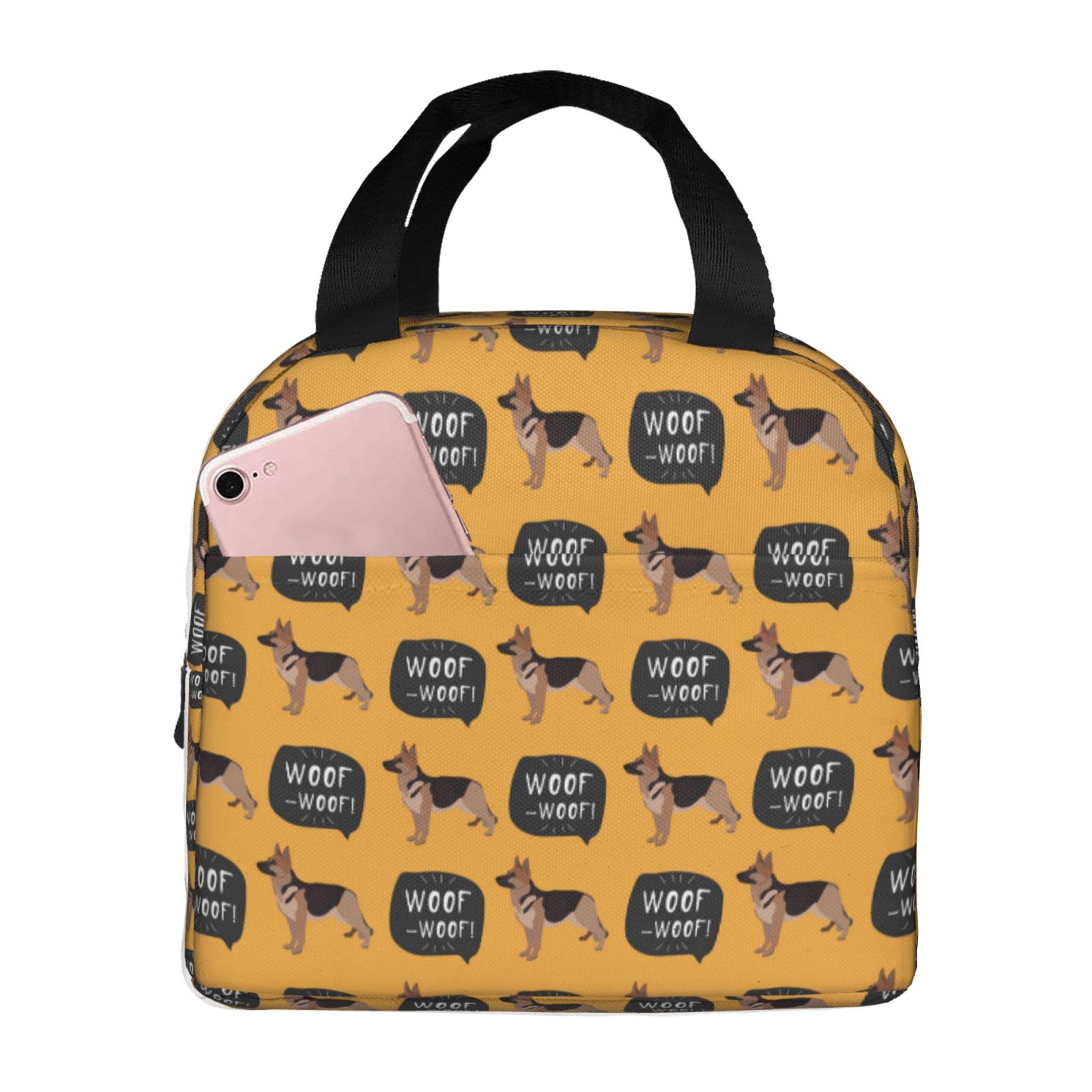 Sikiie German Shepherd Woof Lunch Bag for Women & Men Adult Insulated ...
