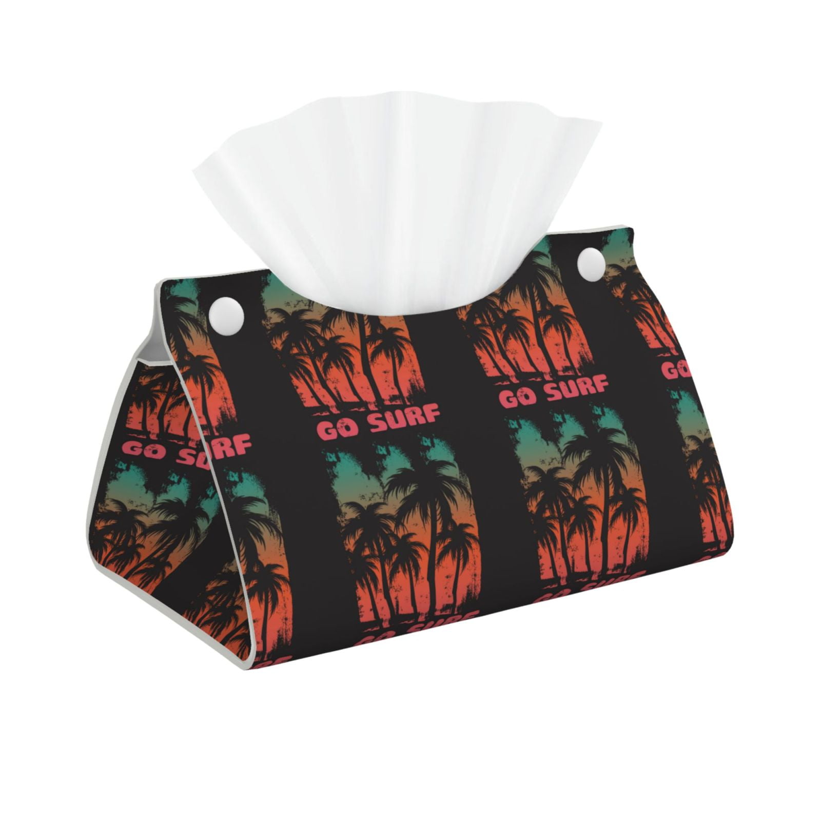 Sikiie Go Surfer Leather Tissue Box Cover Rectangle, Long Tissue Box ...