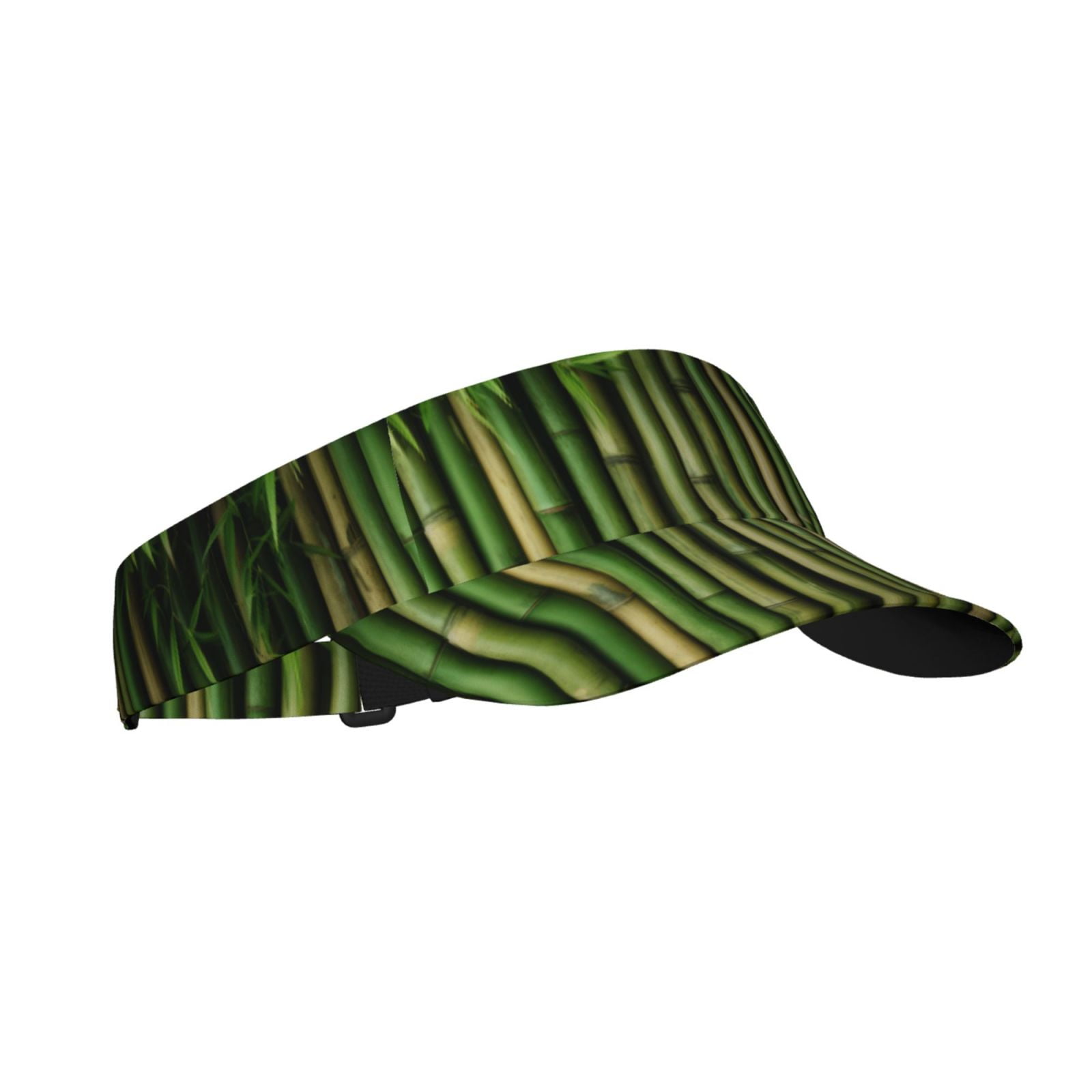 Sikiie Green Bamboo Fence1 Sun Visor Hat Adjustable Velcro Golf Visor ...