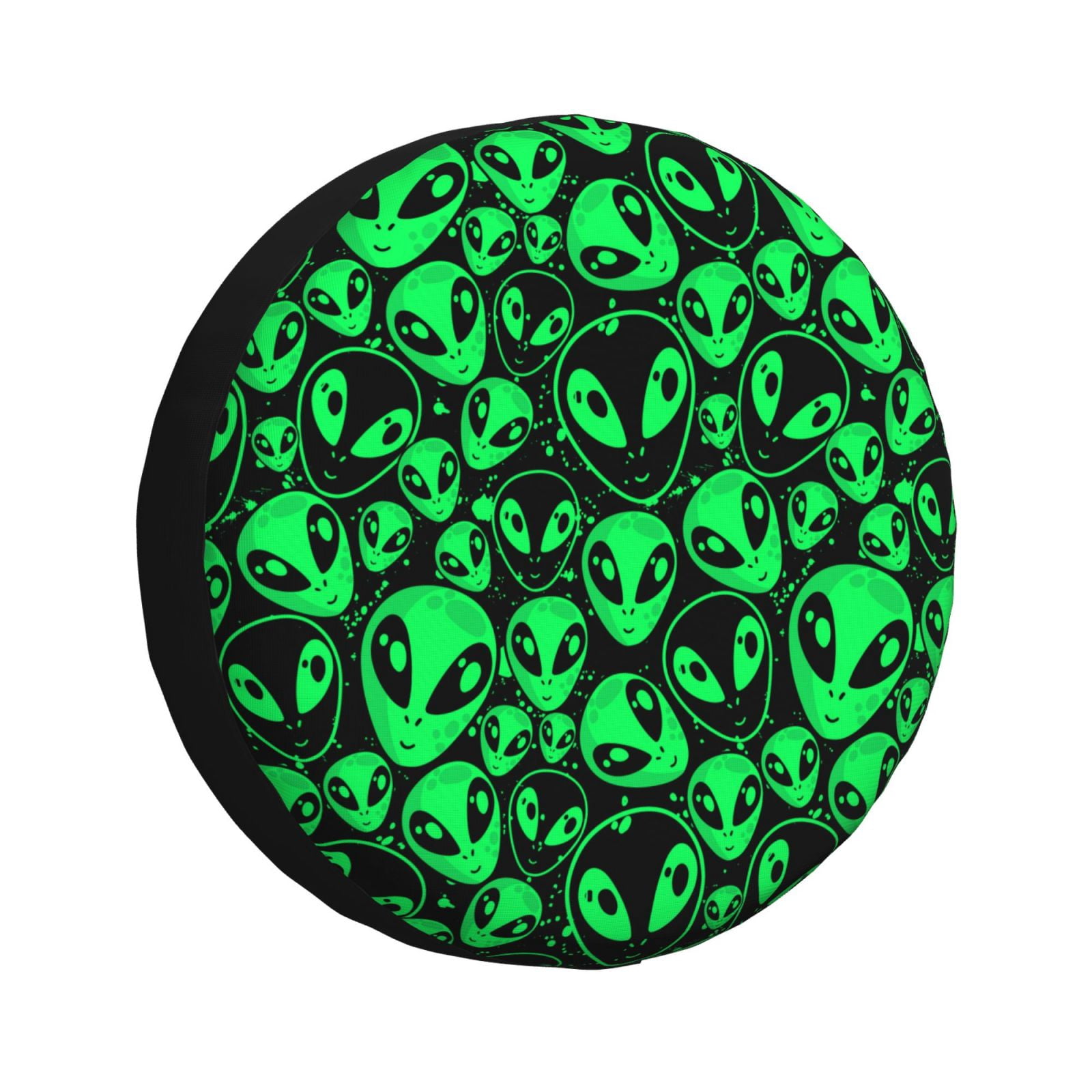 Sikiie Green Monster Print PVC Leather Spare Tire Wheel Cover Spare ...