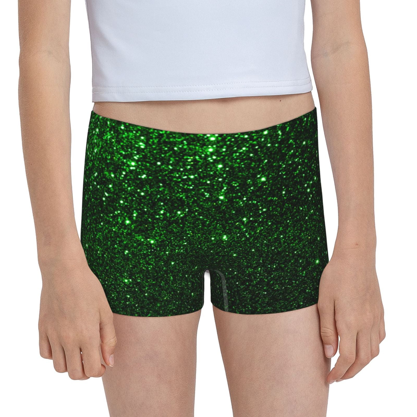 Sikiie Green Sparkling Girls' Cotton Underwear - Soft Shorts & Boxer ...