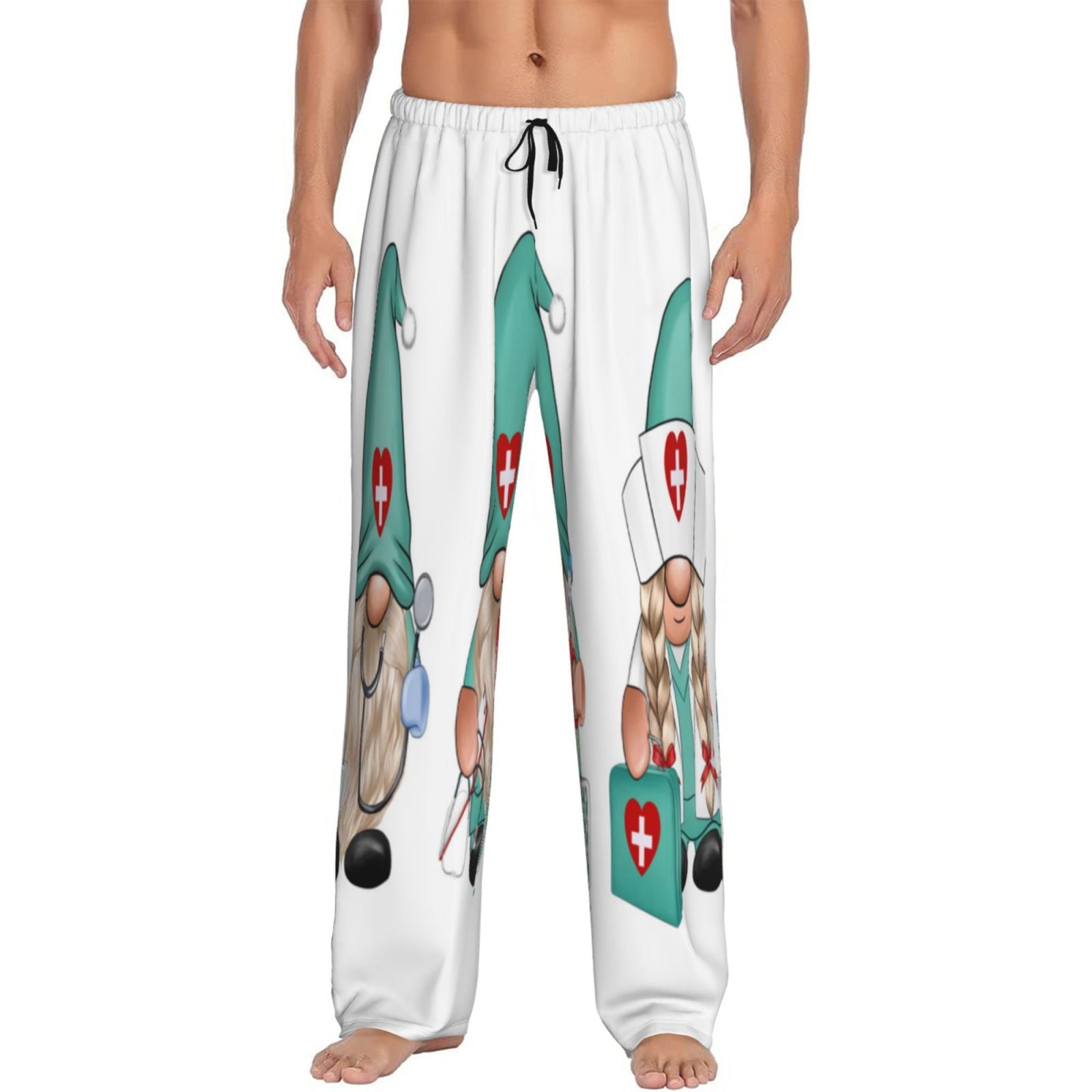 Sikiie Guomei doctor Print Pajama Pants Men, PJ Bottoms, Sleep & Lounge ...