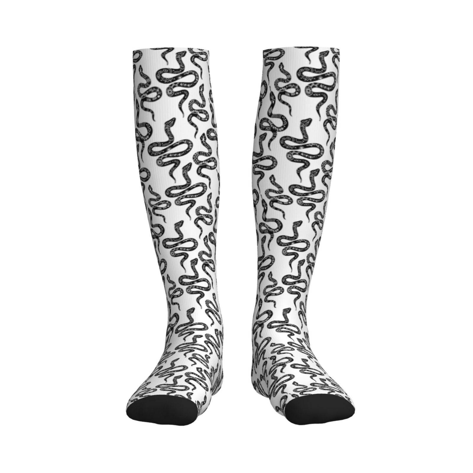 Sikiie Hand Drawn Snake 1 Pairs Compression Socks for Men and Women 15 ...