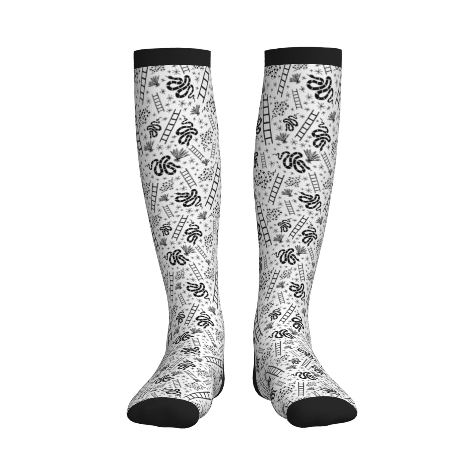 Sikiie Hand Drawn Snake 1 Pairs Compression Socks for Men and Women 15 ...