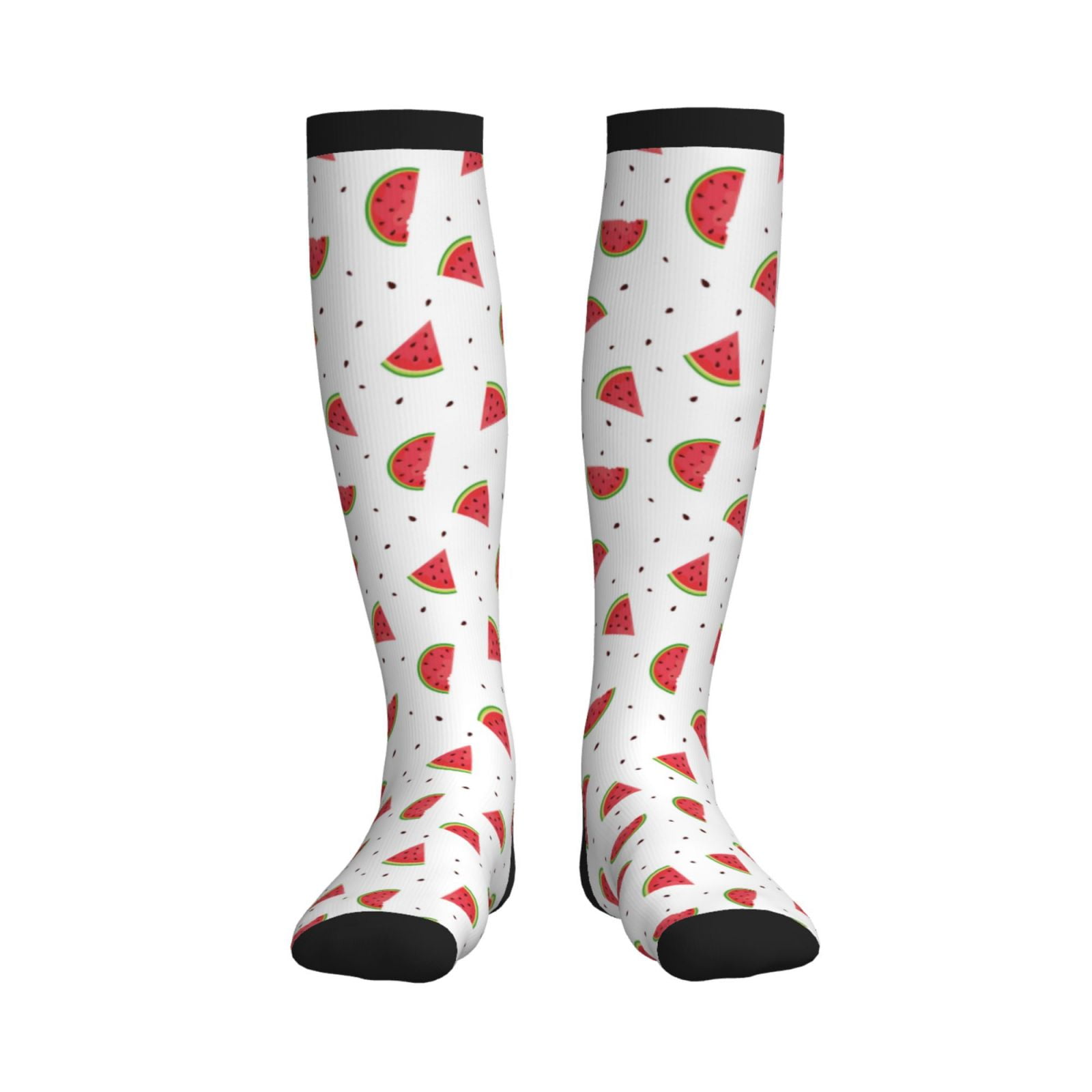 Sikiie Hand Drawn Watermelon 1 Pairs Compression Socks for Men and ...