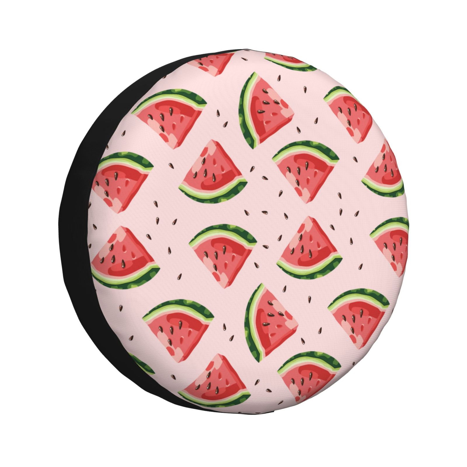 Sikiie Hand Drawn Watermelon PVC Leather Spare Tire Wheel Cover Spare ...