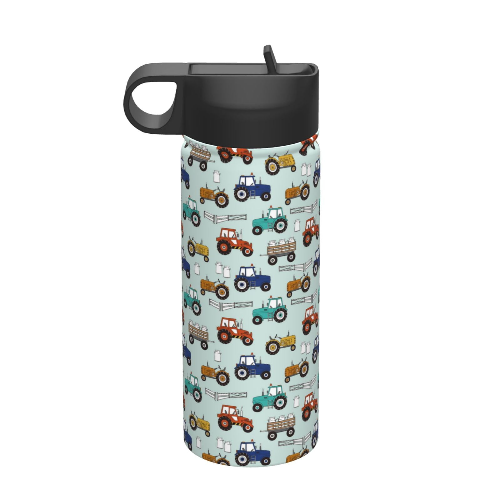Sikiie Hand drawn tractors Print 18OZ Insulated Straw Cup, Portable ...