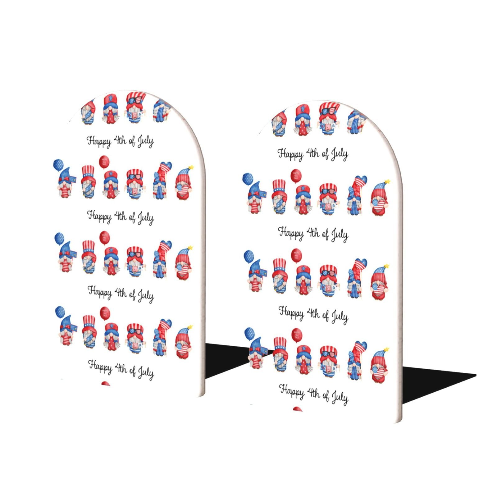 Sikiie Happy Independence Day Gnome Bookends 1 Pair, Wood Bookends for ...