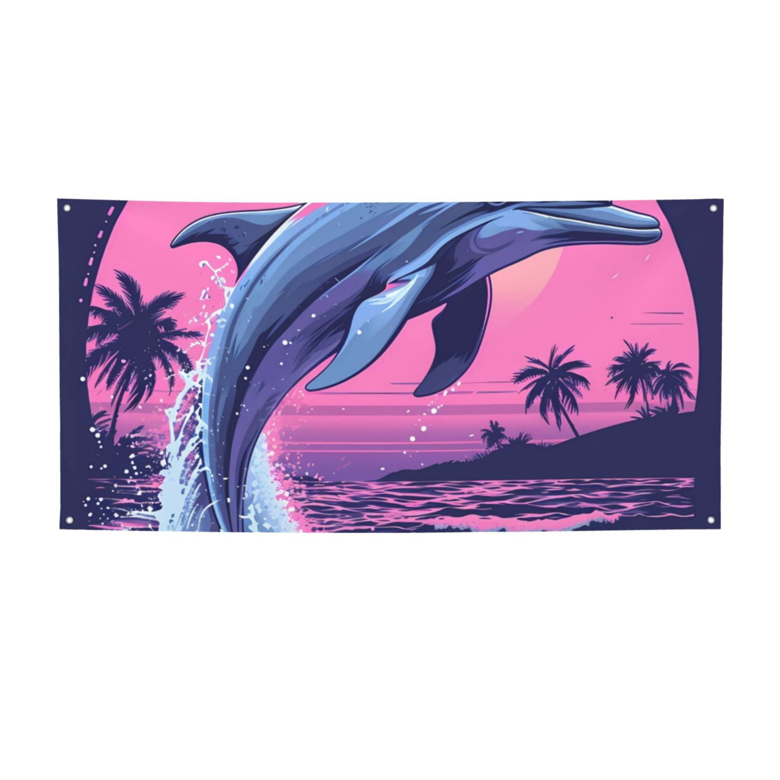 Sikiie Hawaiian Beach Dolphin Custom Banners and Signs Customize ...