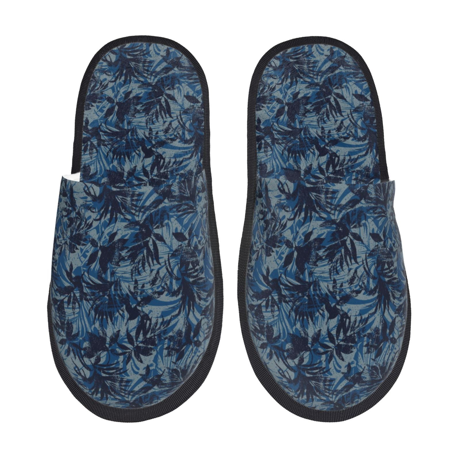 Sikiie Hawaiian Style Fuzzy Slip-on Slippers Warm Cozy Soft Lightweight ...