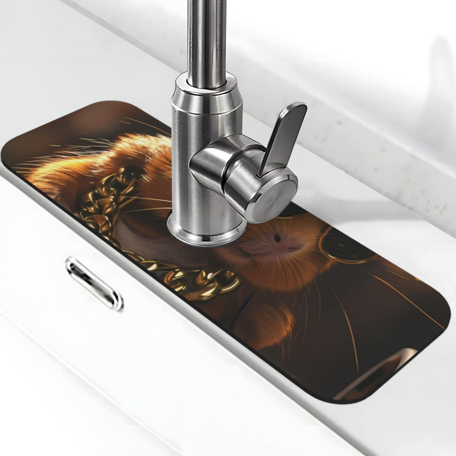 Sikiie Hip-Hop Guinea Pig. Splash Guard for Sink Faucet-1 PC Super ...