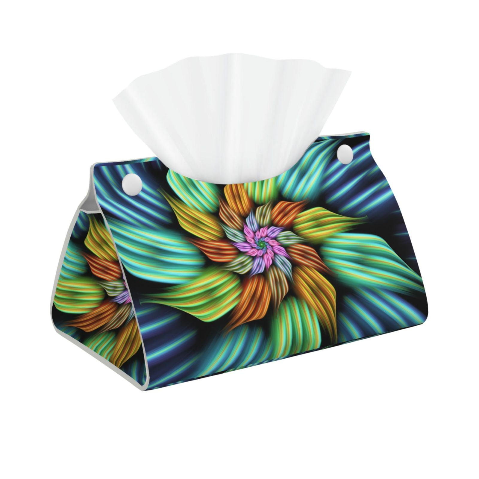 Sikiie Hippie Style Leather Tissue Box Cover Rectangle, Long Tissue Box ...