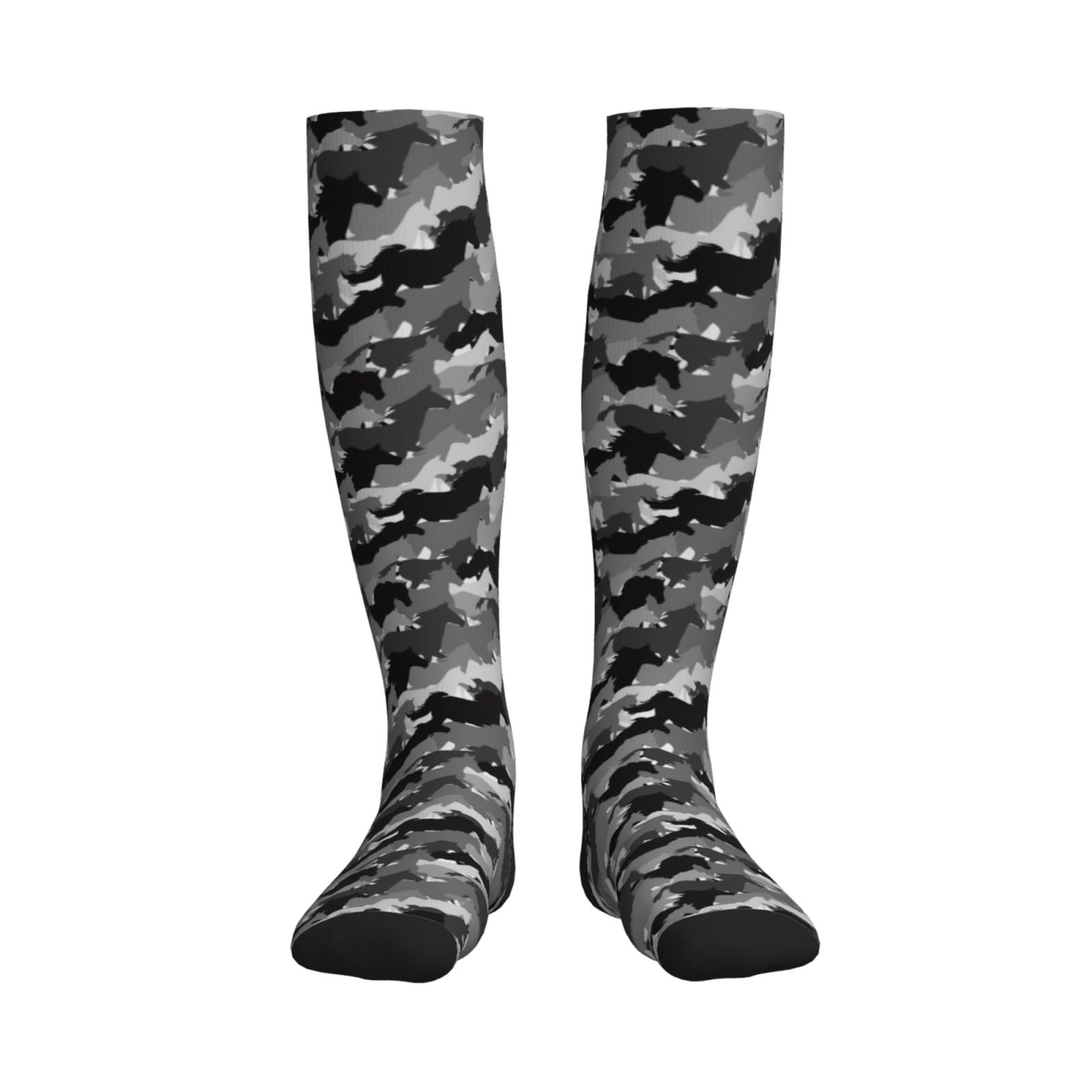 Sikiie Horse Silhouette 1 Pairs Compression Socks for Men and Women 15 ...