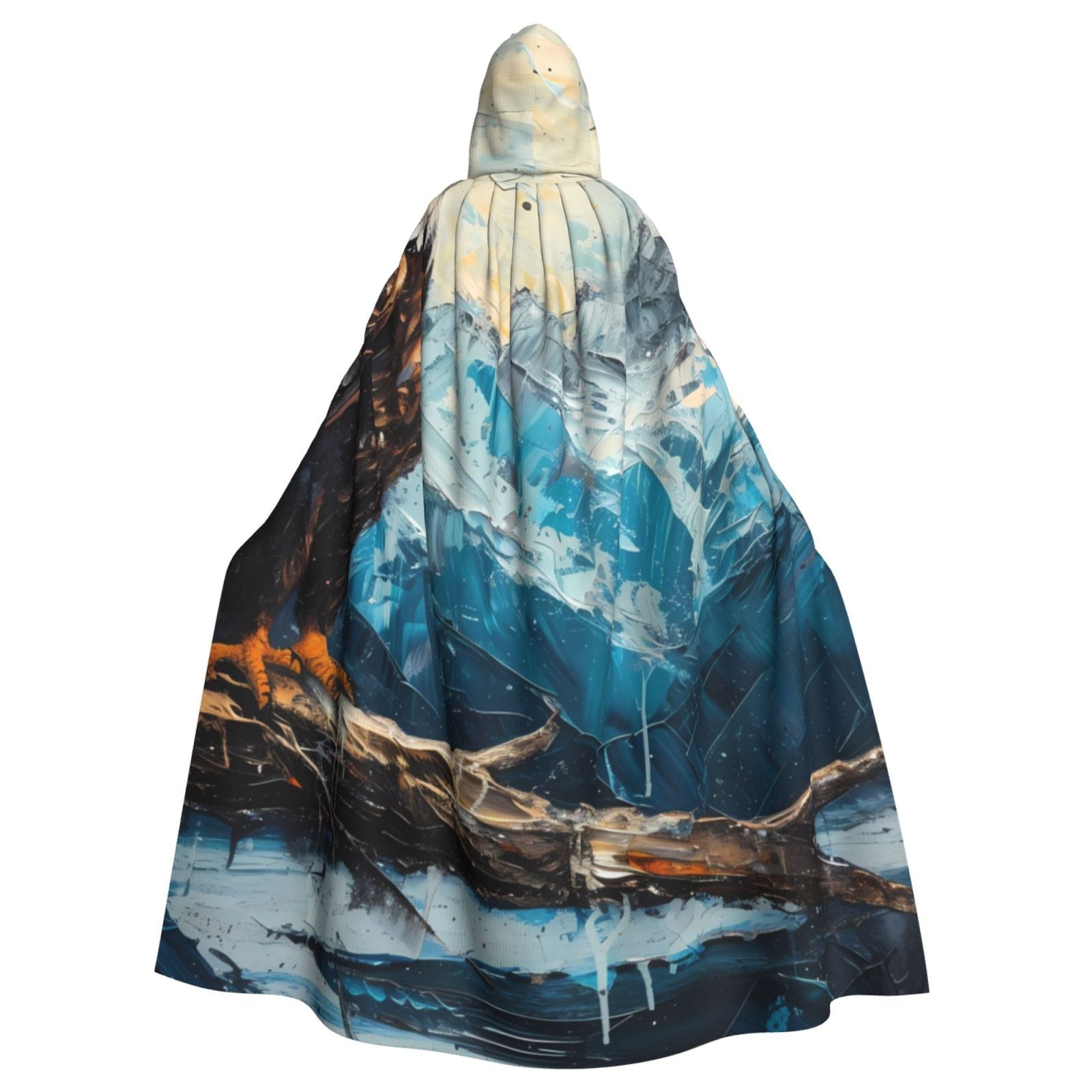 Sikiie Iceberg Bald Eagle Unisex Hooded Robe Cloak Adults’ Lightweight ...