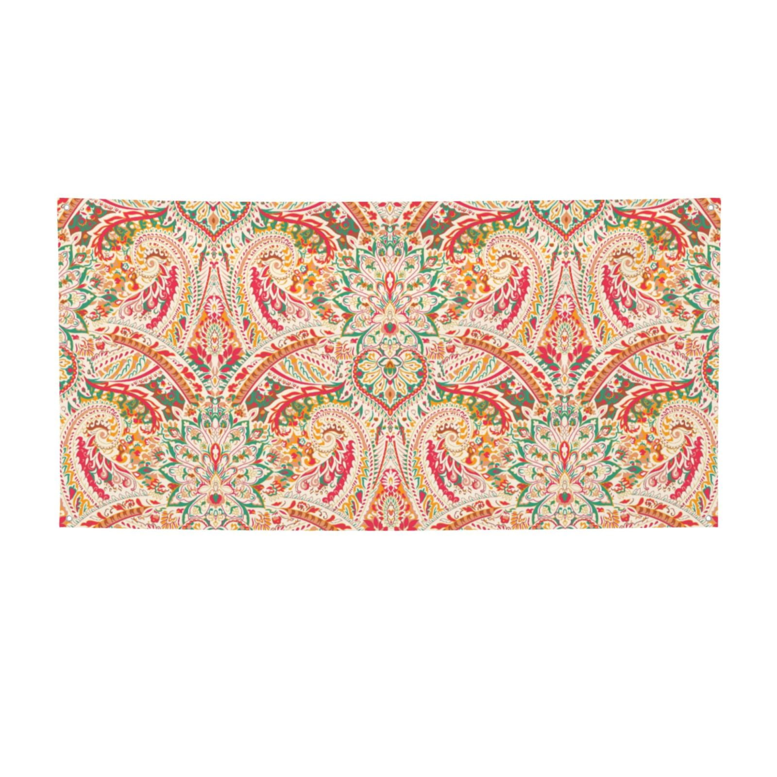 Sikiie Indian Paisley 1 Custom Banners and Signs Customize Outdoor ...