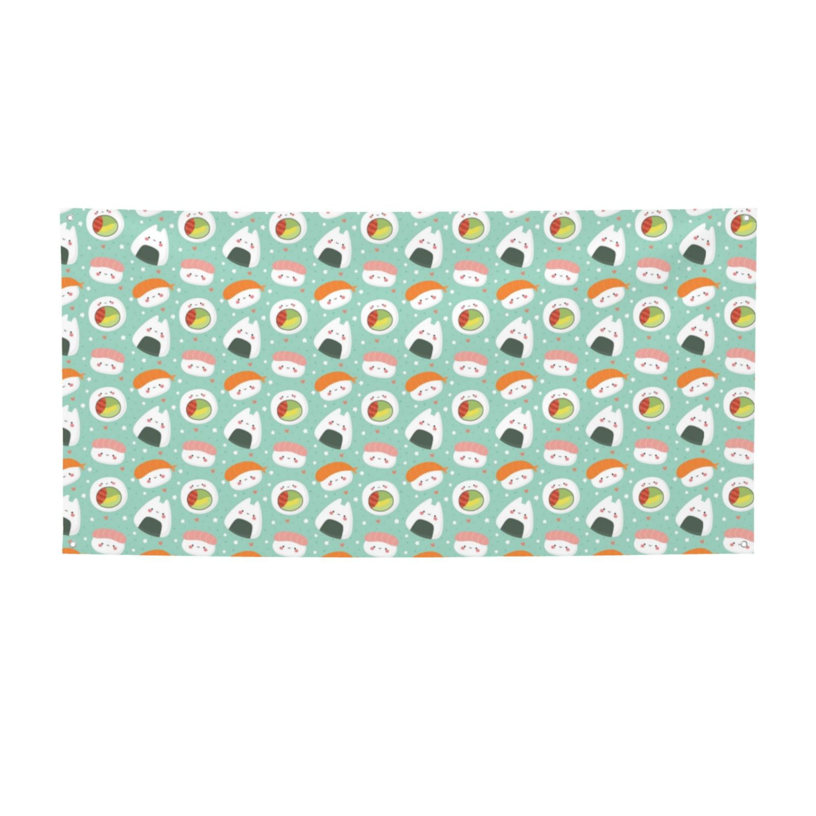 Sikiie Kawaii Sushi Custom Banners and Signs Customize Outdoor, Personalized Banner with Logo ...