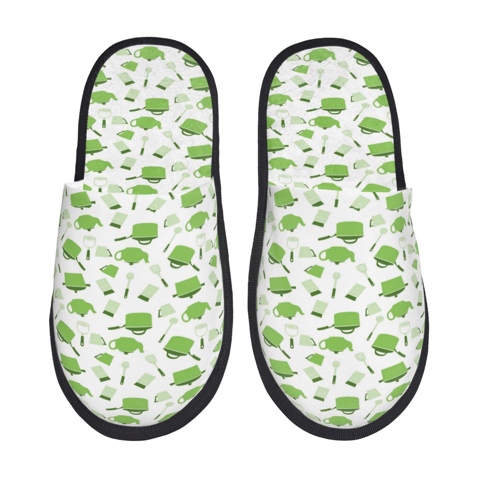 Sikiie Kitchen Utensiles Cooking Pots Fuzzy Slip-on Slippers Warm Cozy ...