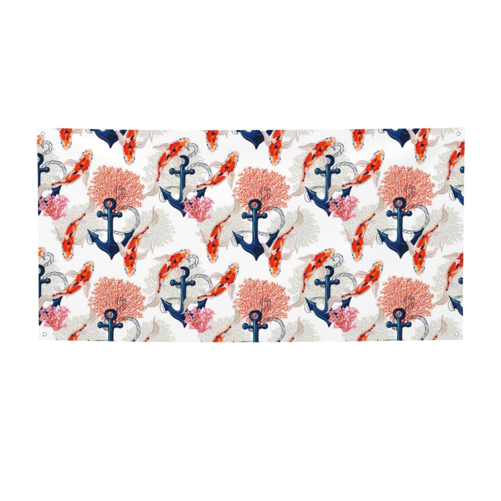 Sikiie Koi Fish And Corals Custom Banners and Signs Customize Outdoor ...
