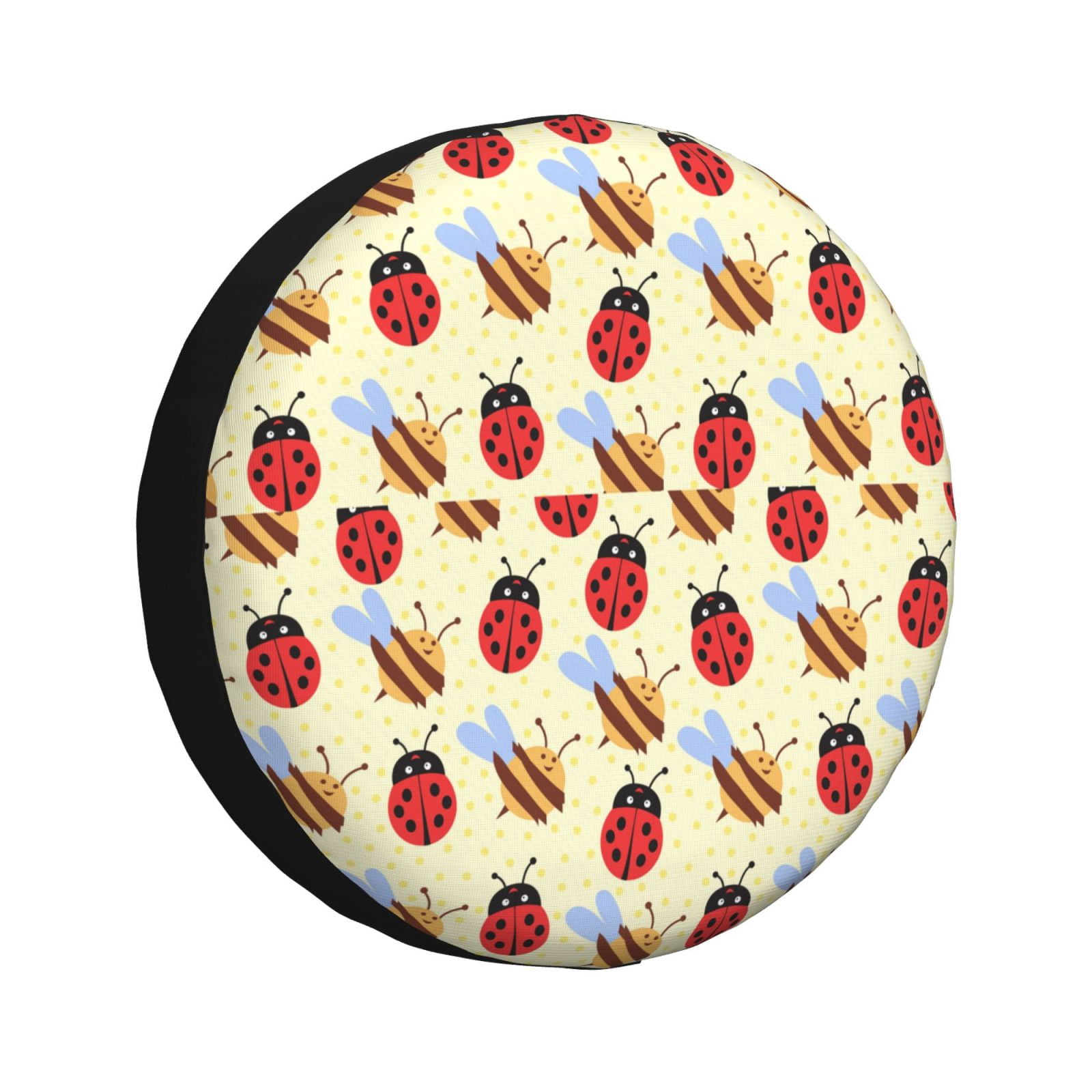 Sikiie Ladybug And Bee PVC Leather Spare Tire Wheel Cover Spare Tire ...