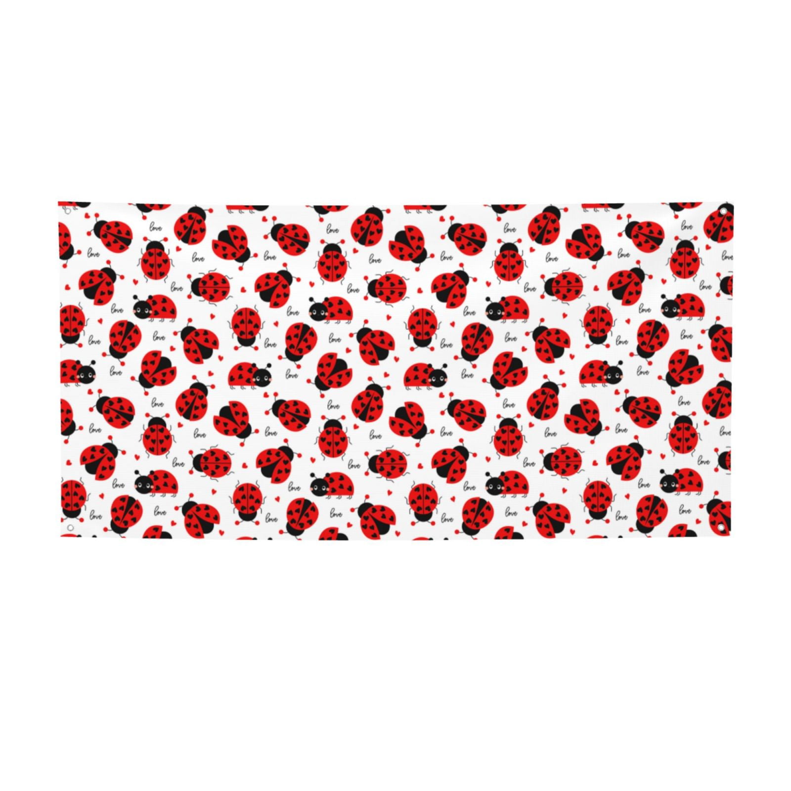 Sikiie Ladybug And Heart Custom Banners and Signs Customize Outdoor ...