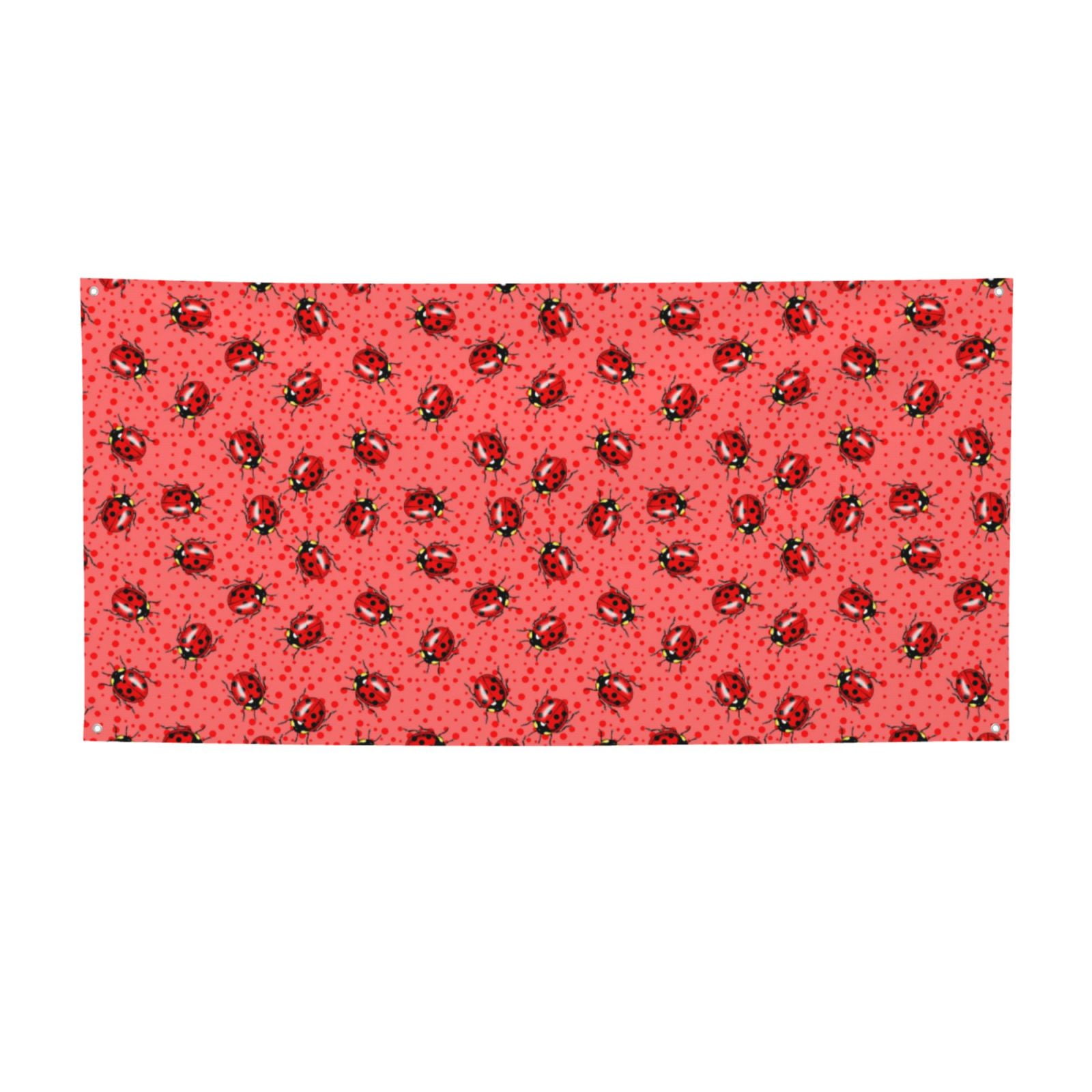 Sikiie Ladybugs On Red Polka Dot Custom Banners and Signs Customize ...