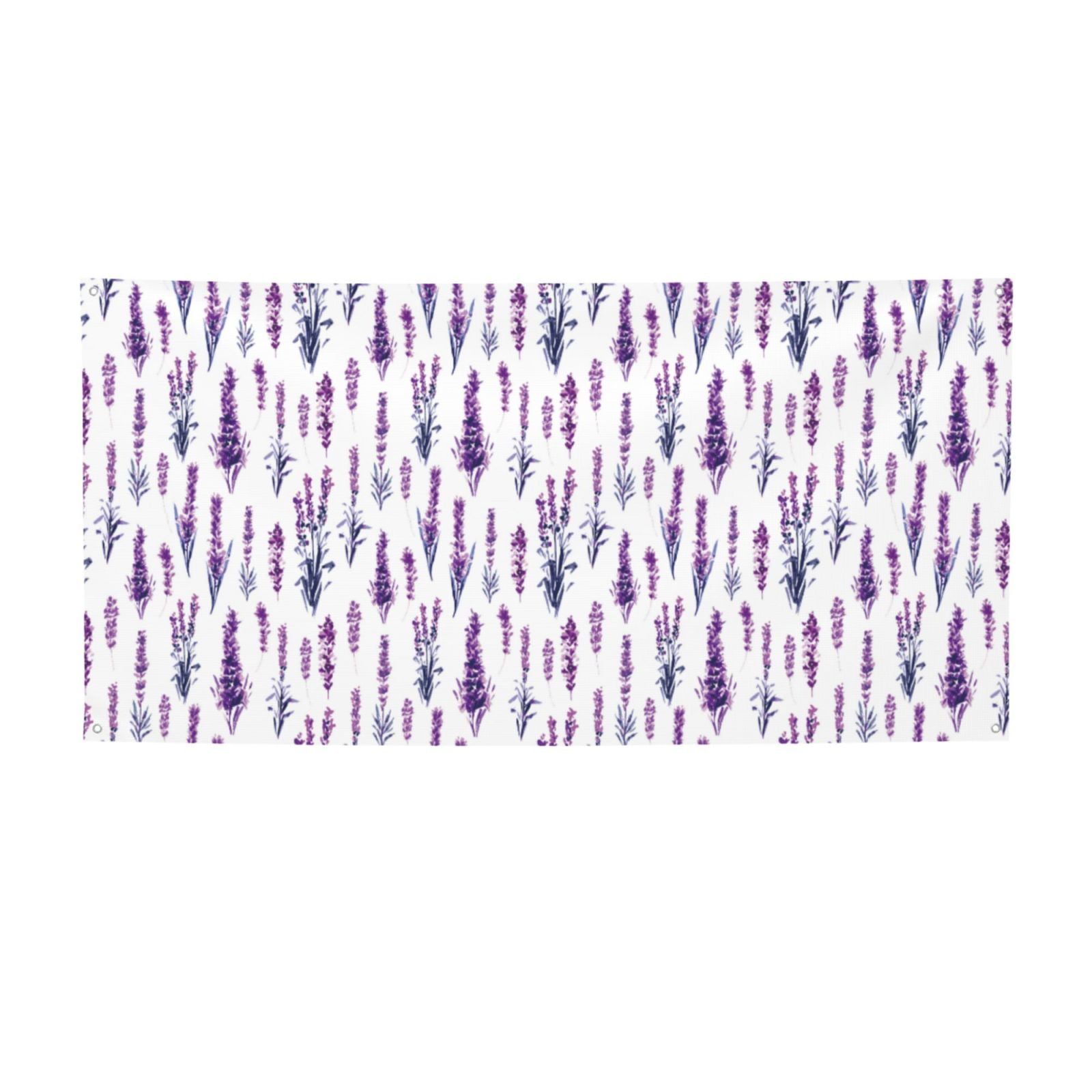 Sikiie Lavender Flowers Custom Banners and Signs Customize Outdoor ...