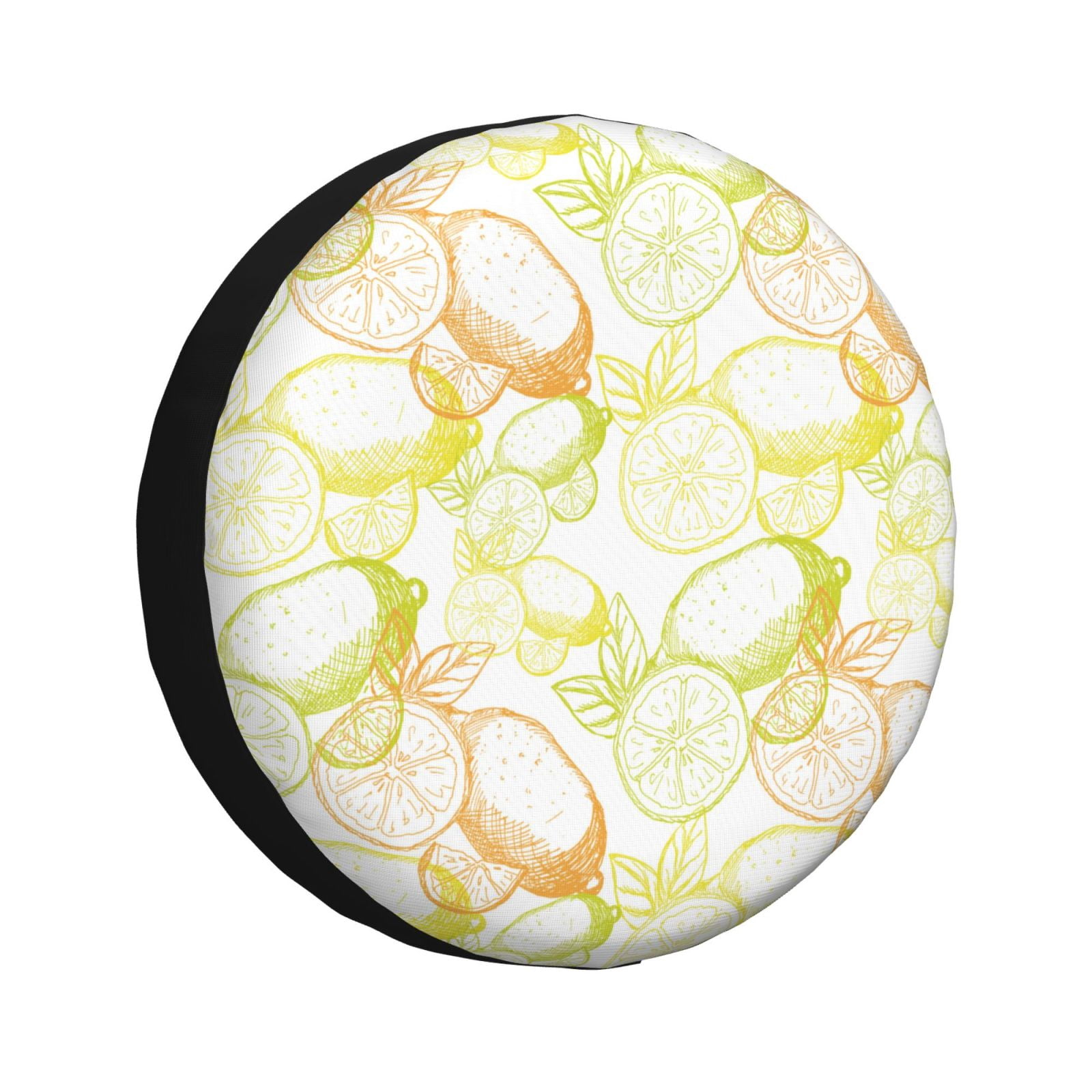 Sikiie Lemon Potatoes PVC Leather Spare Tire Wheel Cover Spare Tire ...
