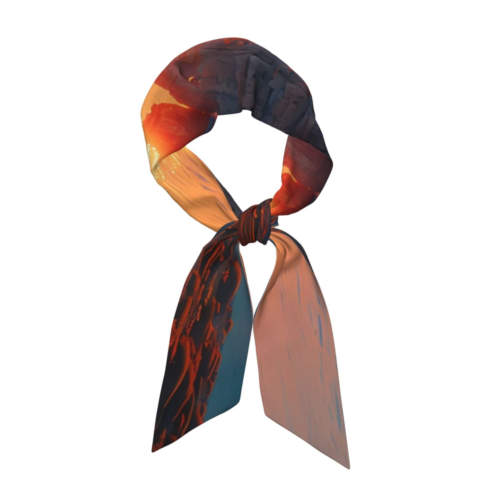 Sikiie Lighthouse At Sunset Coast Neck Scarf Printed Scarves Head for ...