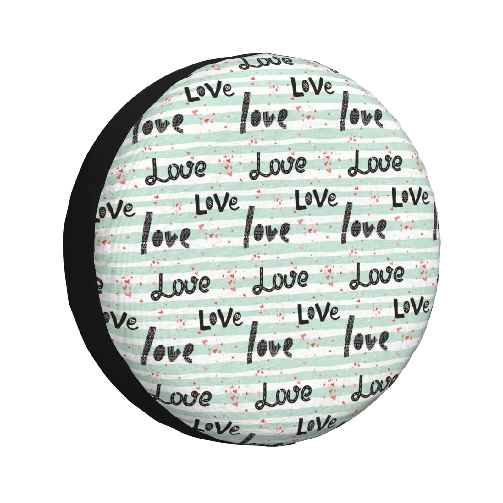Sikiie Love lettering Print PVC Leather Spare Tire Wheel Cover Spare ...