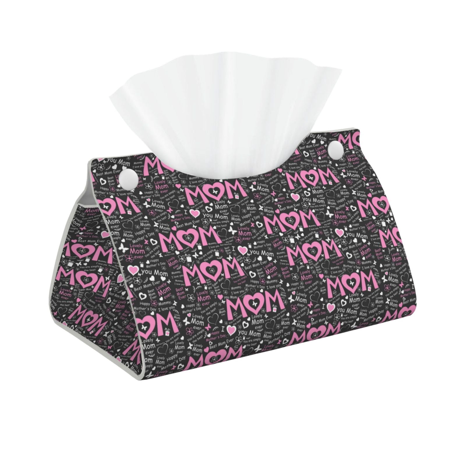 Sikiie Lovely Mom Ever Leather Tissue Box Cover Rectangle, Long Tissue ...