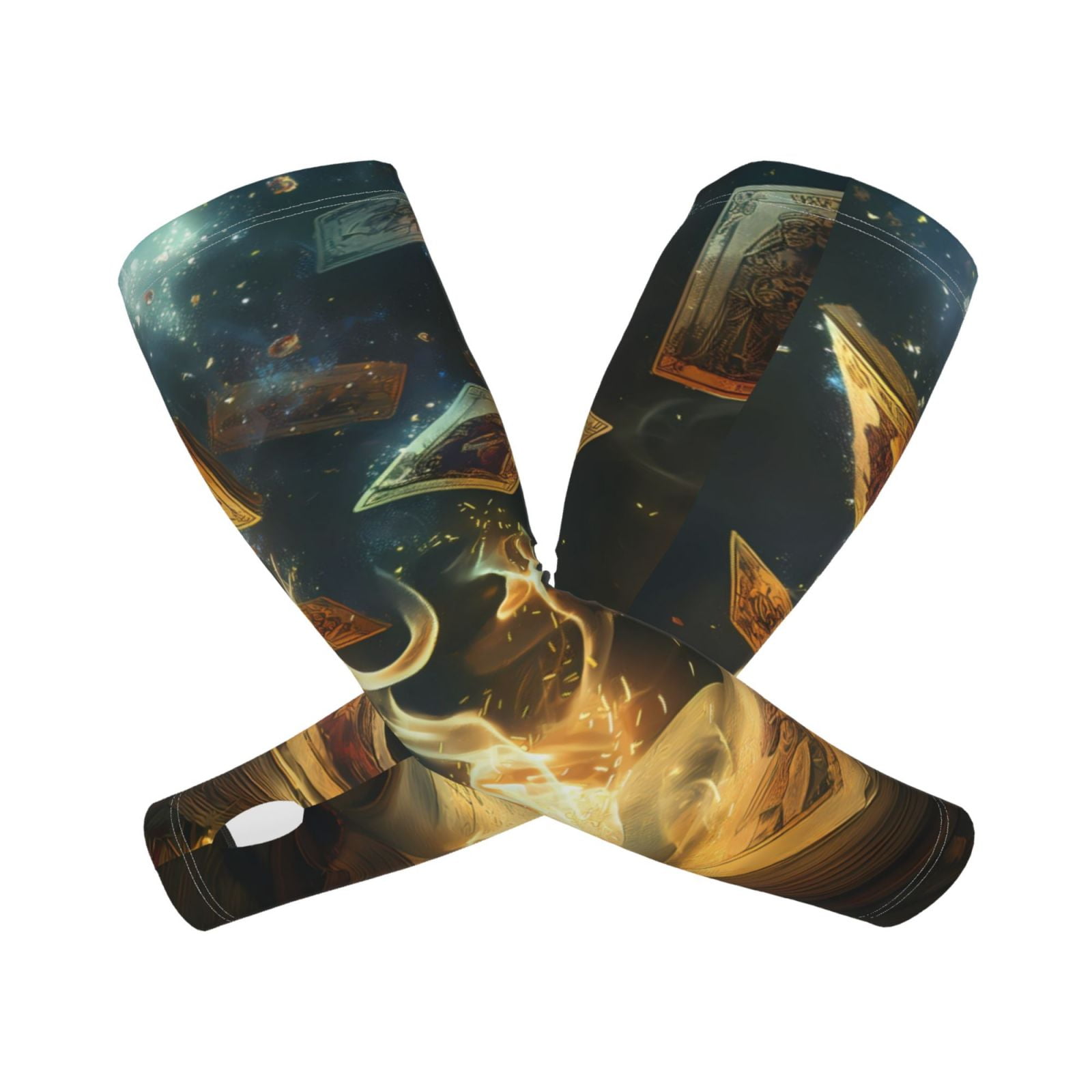 Sikiie Magical Tarot Reading Cooling Sun Sleeves Arm Sleeves for Men ...