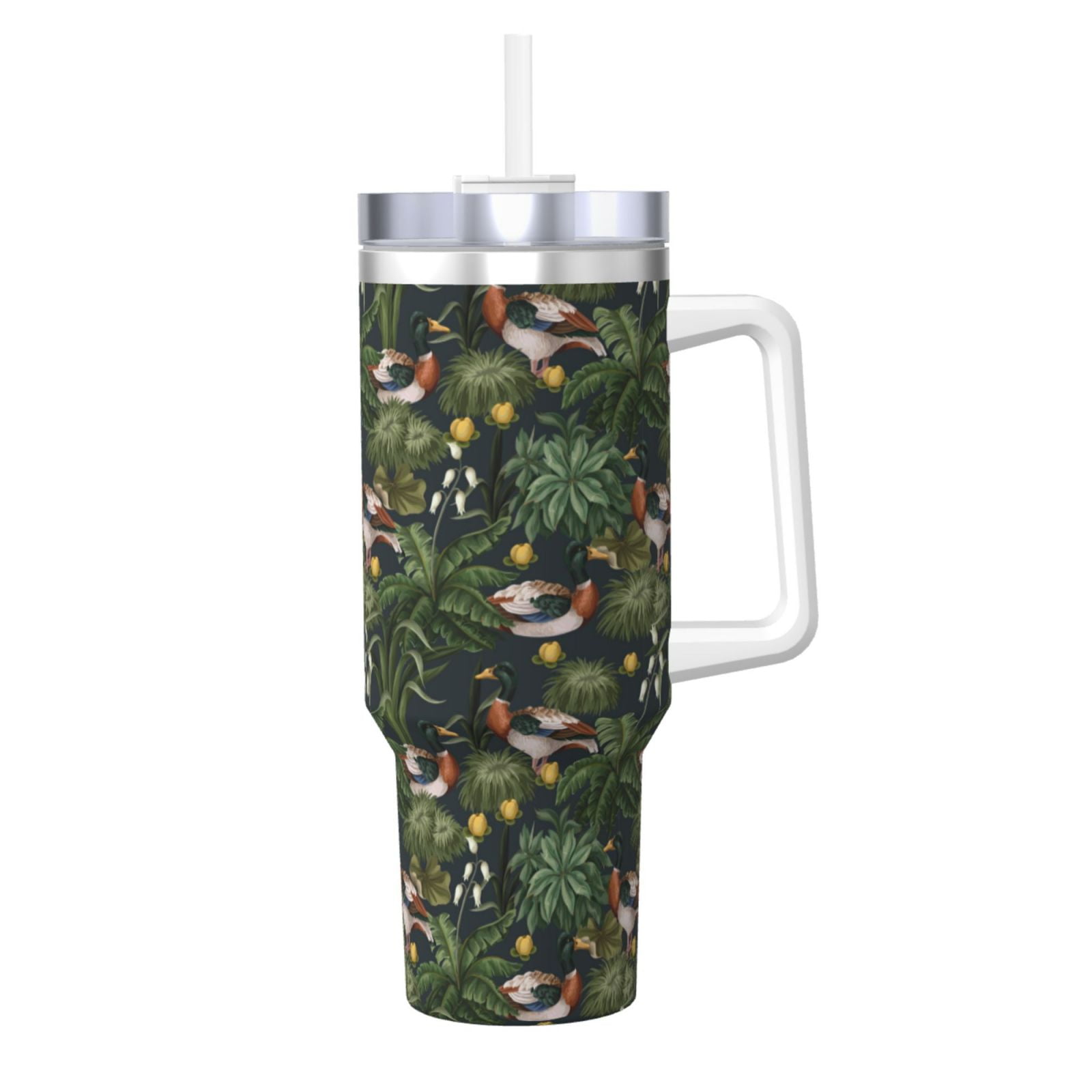Sikiie Mallard Ducks And Water Insulated Stainless Water Bottle Lid ...