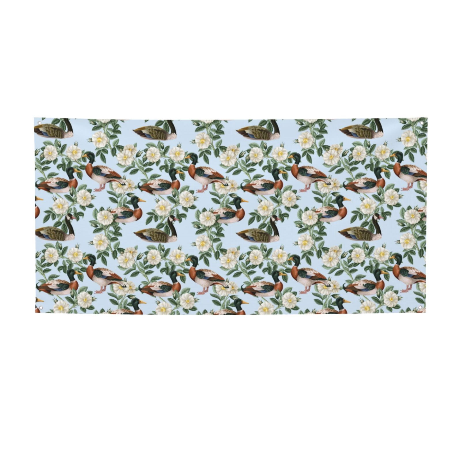 Sikiie Mallard Ducks And Roses Custom Banners and Signs Customize ...